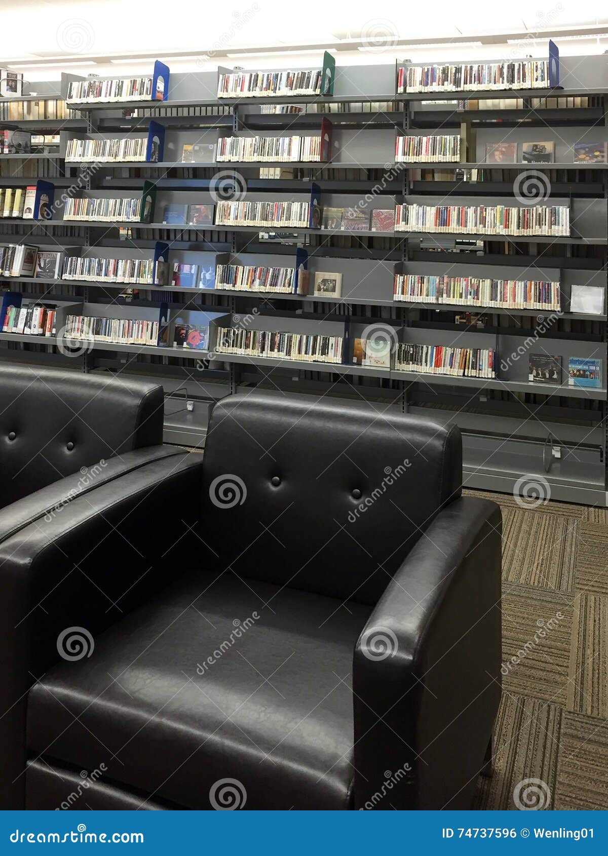 Interior of Public Library Background Editorial Photo - Image of ...