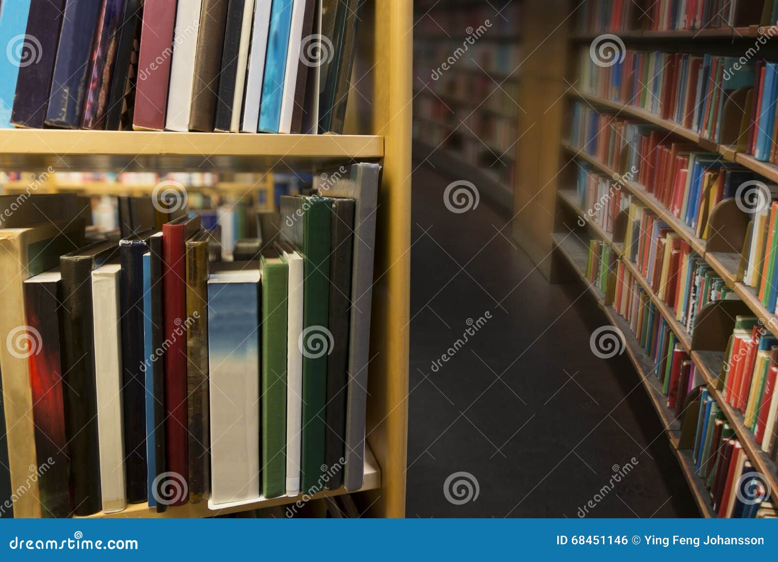 Interior from Public Library Stock Photo - Image of organised, school ...