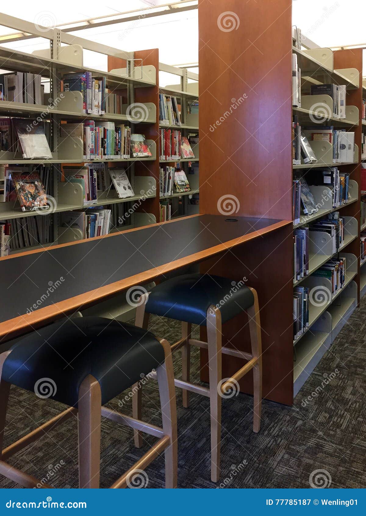 Interior of the Public Library Editorial Photography - Image of borrow ...