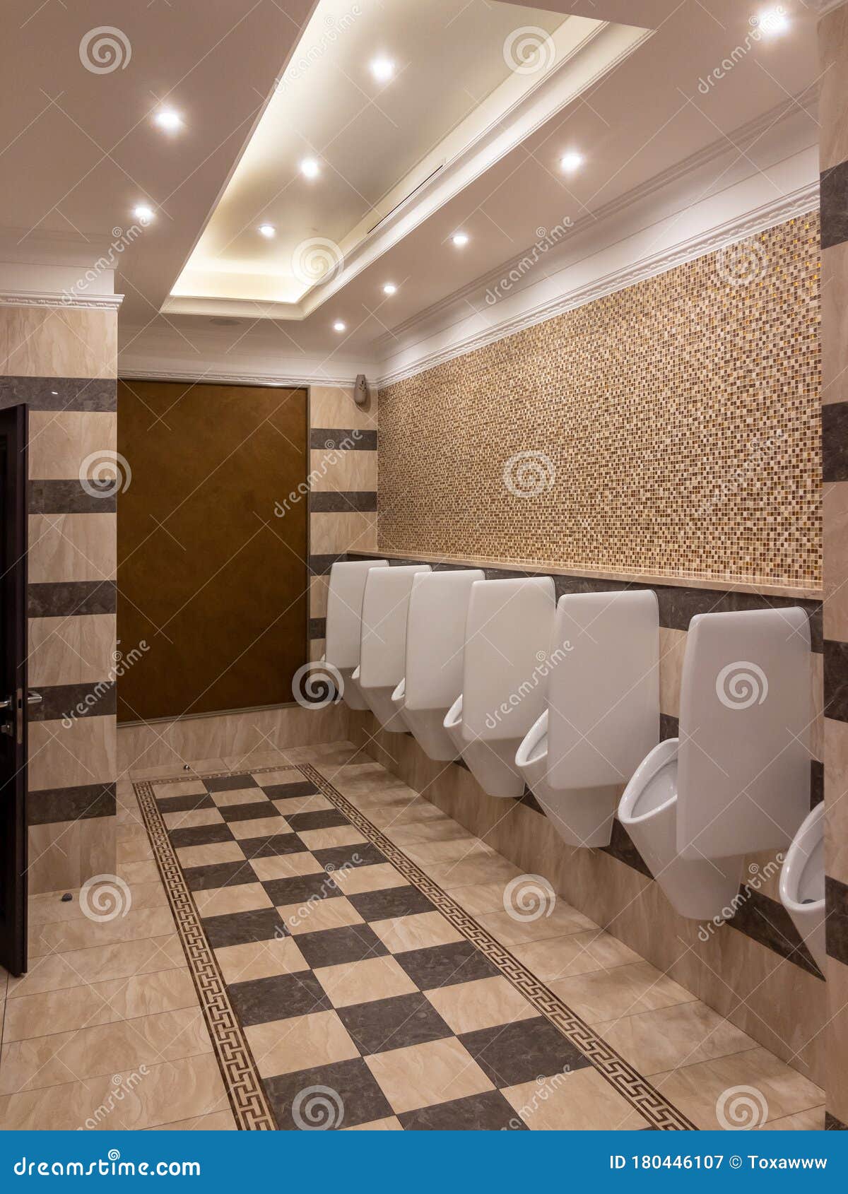 Interior of a Public Rest Room Stock Image - Image of washroom ...