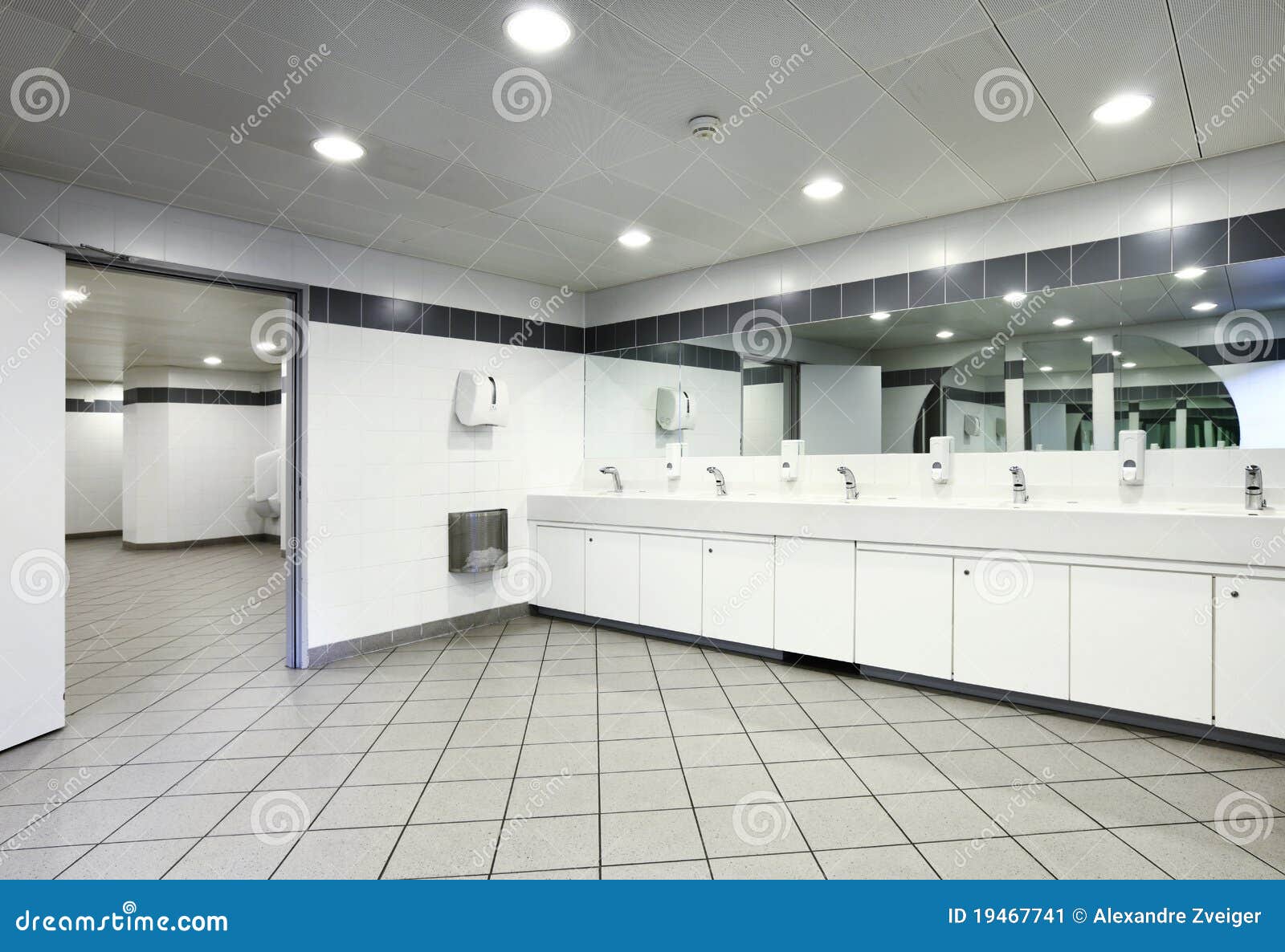 Interior of a Public Toilets Stock Image - Image of indoor, interior ...