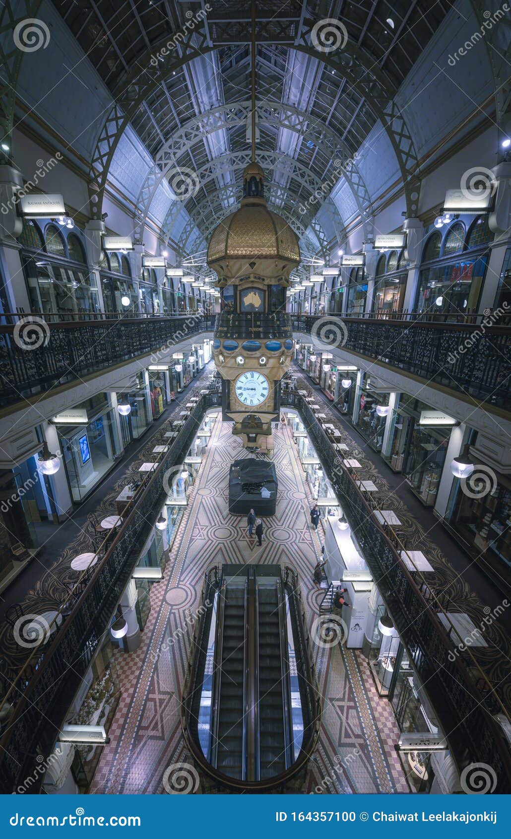 Interior in QVB Building, Sydney Editorial Image - Image of interior ...