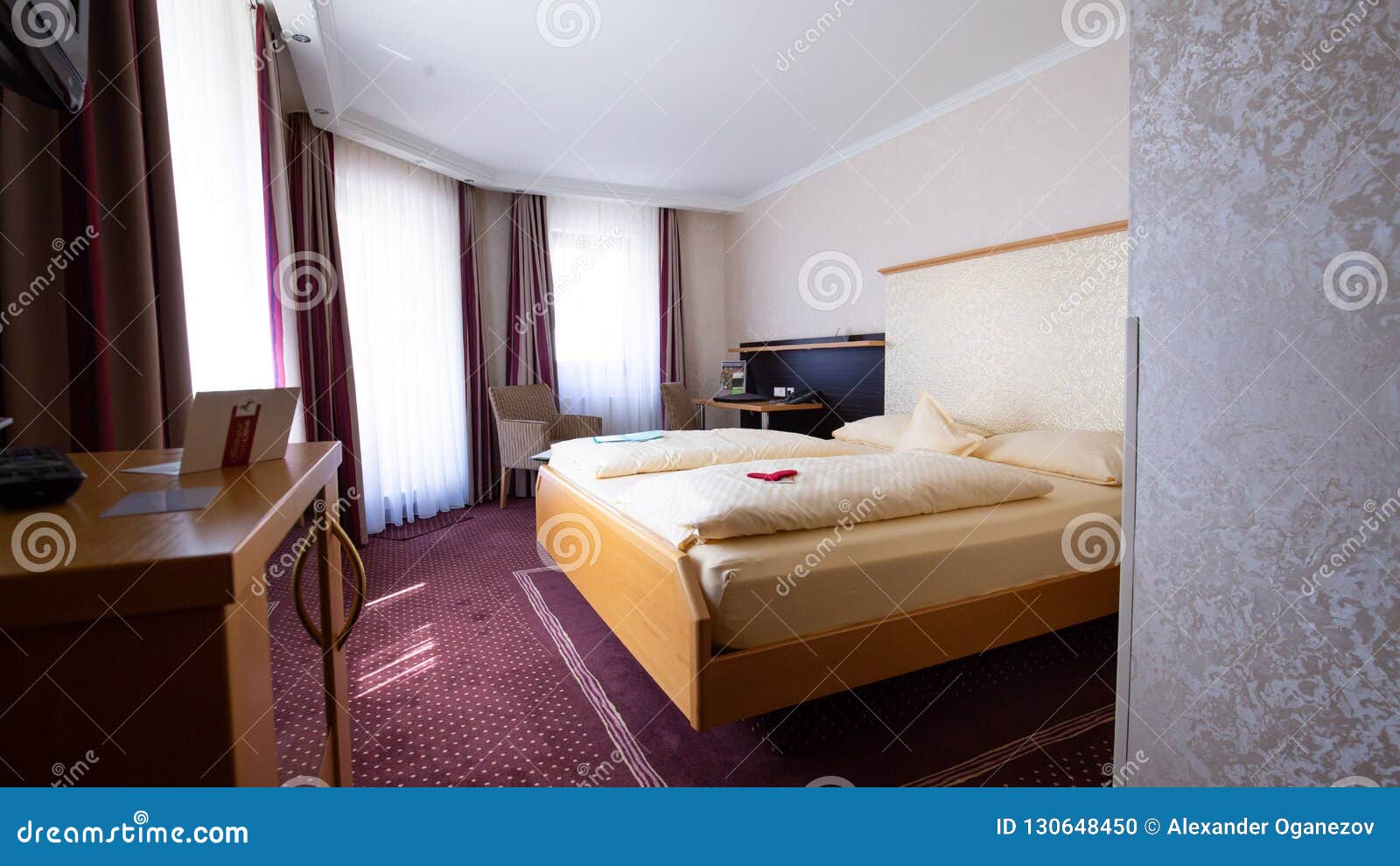 Interior of a Ramada Hotel Room with a Bed Editorial Image - Image of ...