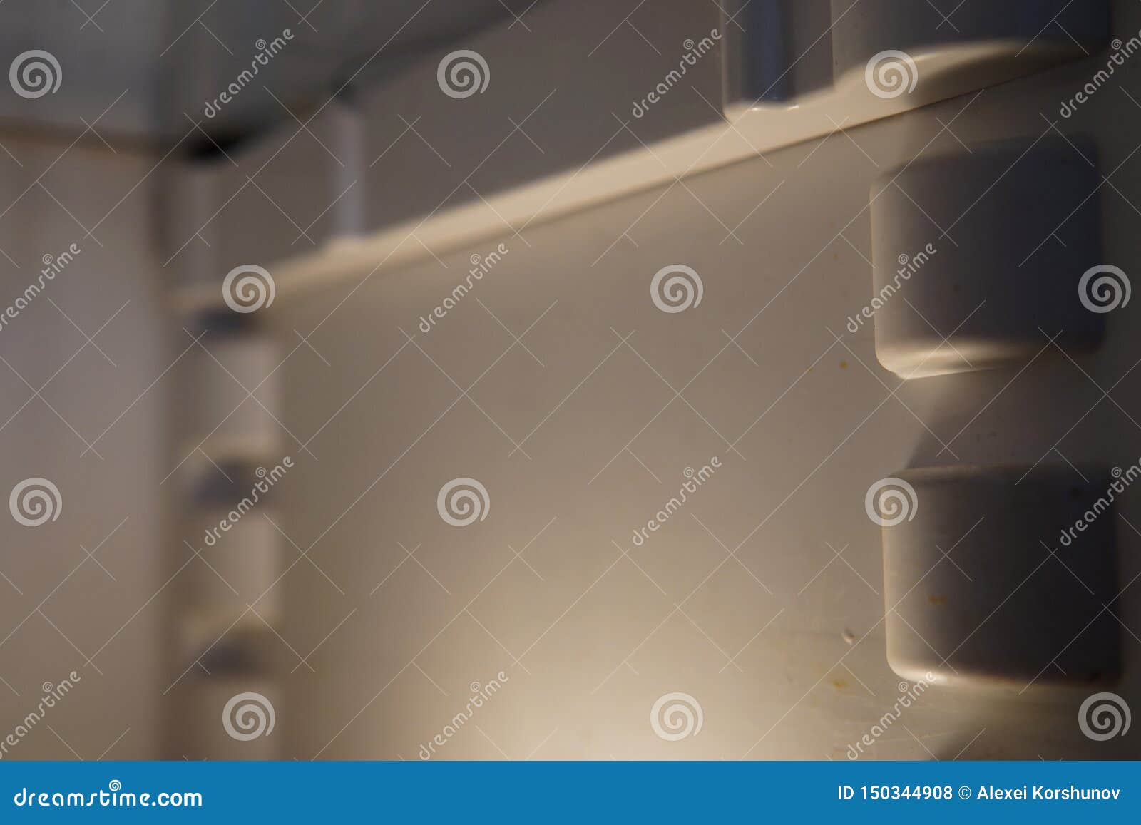 The Interior of a Refrigerator Close Up Photo Stock Photo - Image of ...