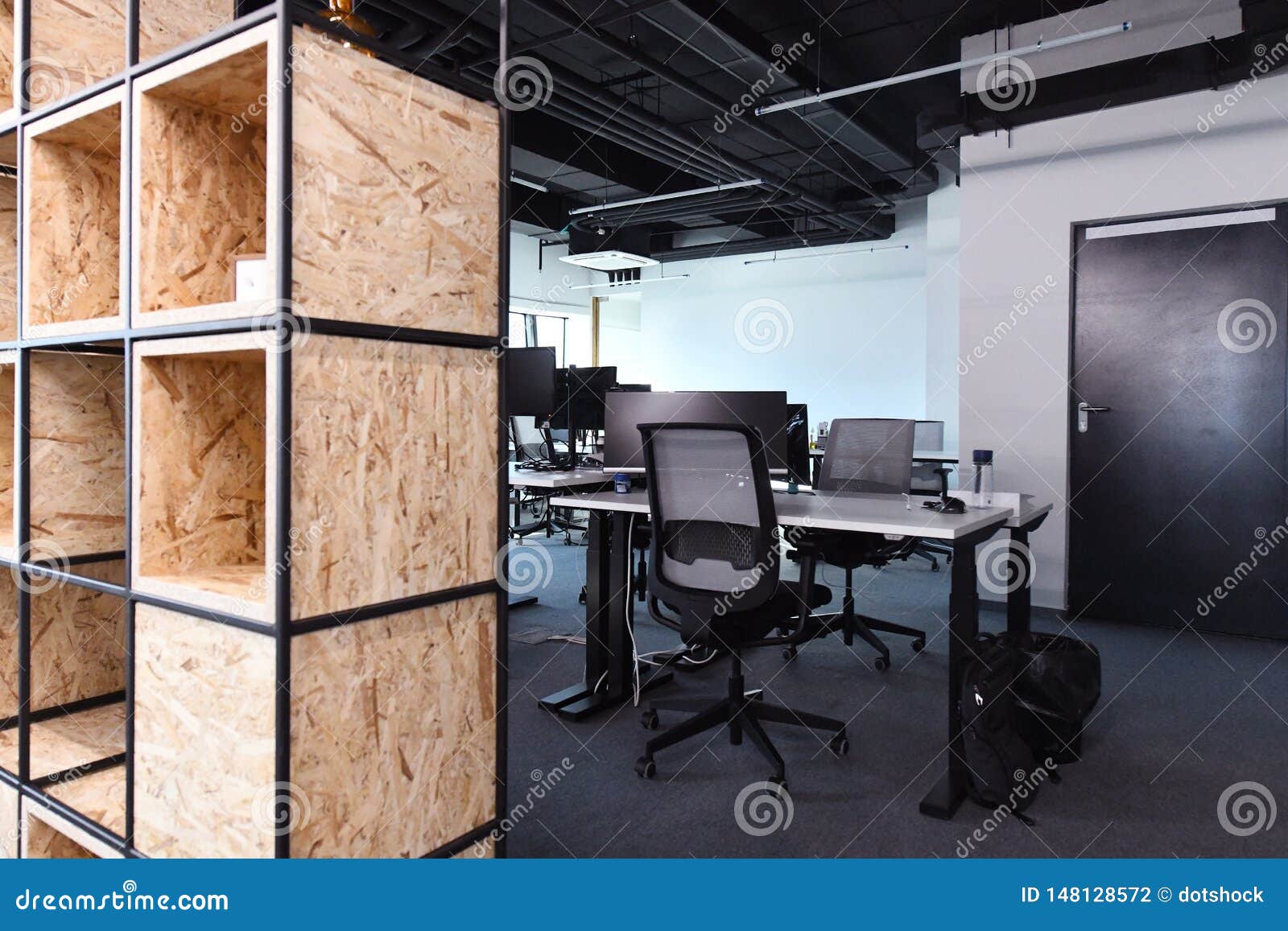 Relaxation Area in Modern Office Stock Photo - Image of decoration ...
