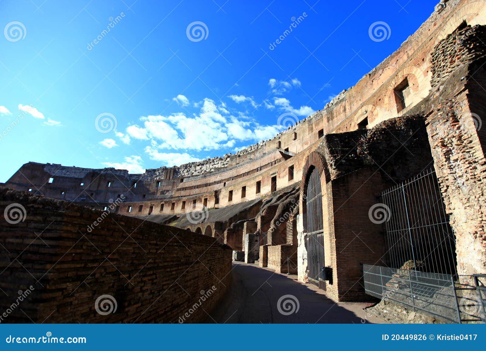 Interior Rome Colosseum stock photo. Image of colosseum - 20449826