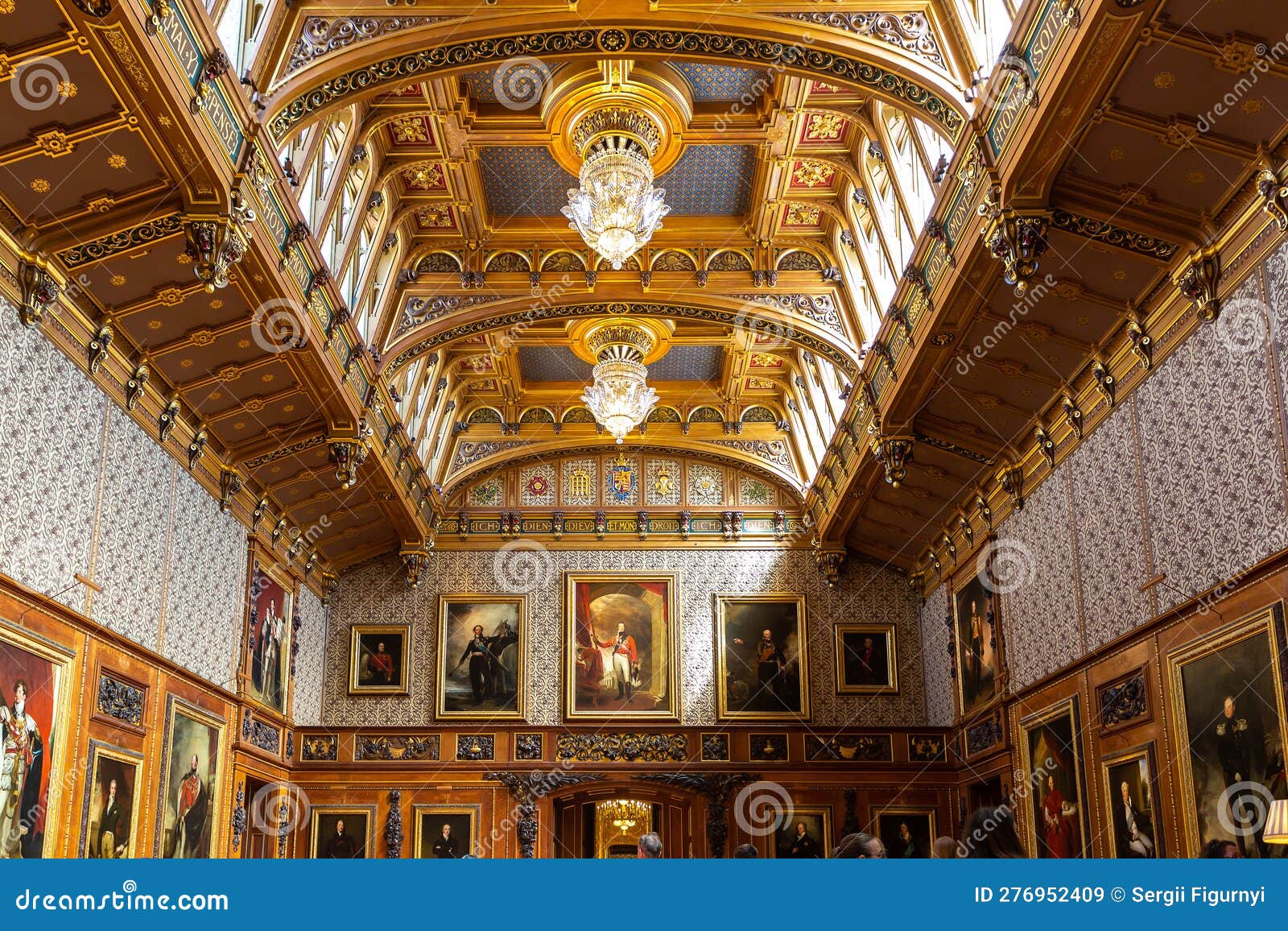 Interior of Royal Windsor Castle in Windsor, UK Editorial Stock Image ...