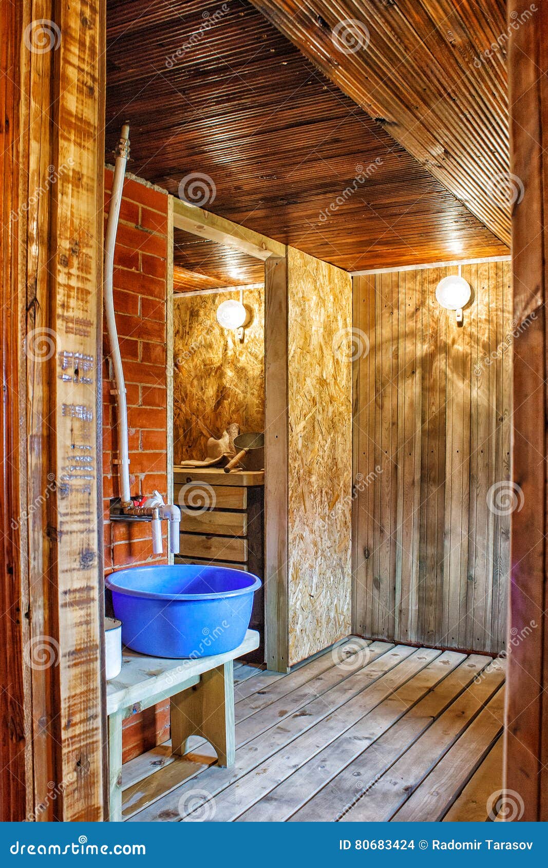Interior a rustic bath stock photo. Image of beautiful - 80683424