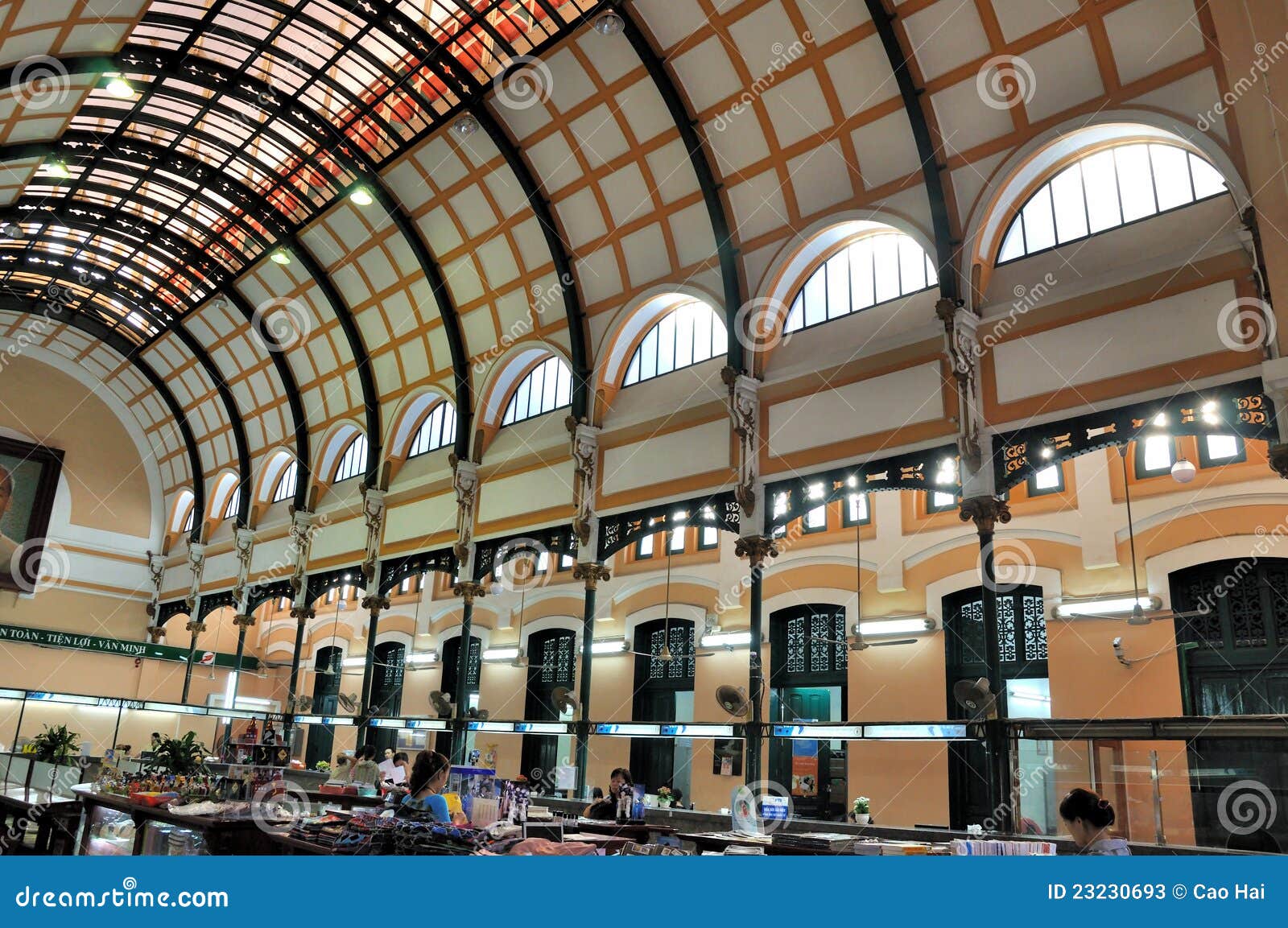 Interior of Saigon Center Post Office, VietNam Editorial Stock Photo ...