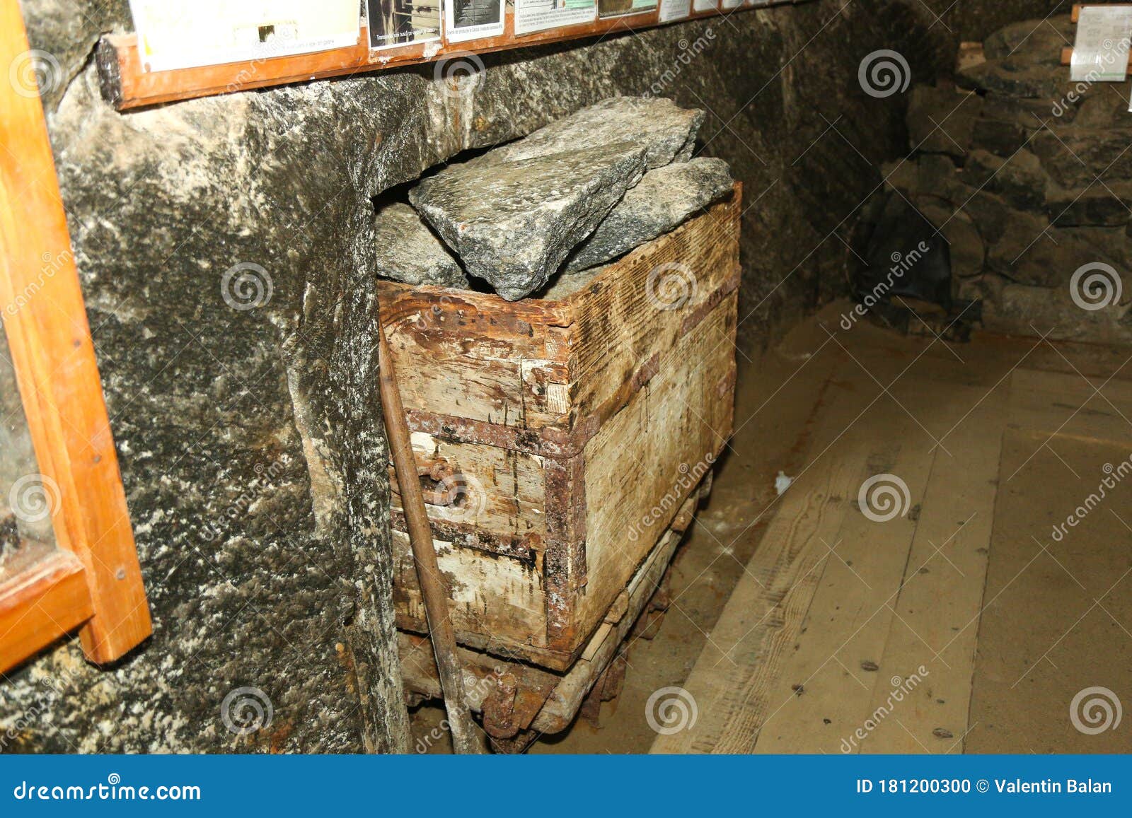 Interior of a salt mine. editorial image. Image of cave - 181200300