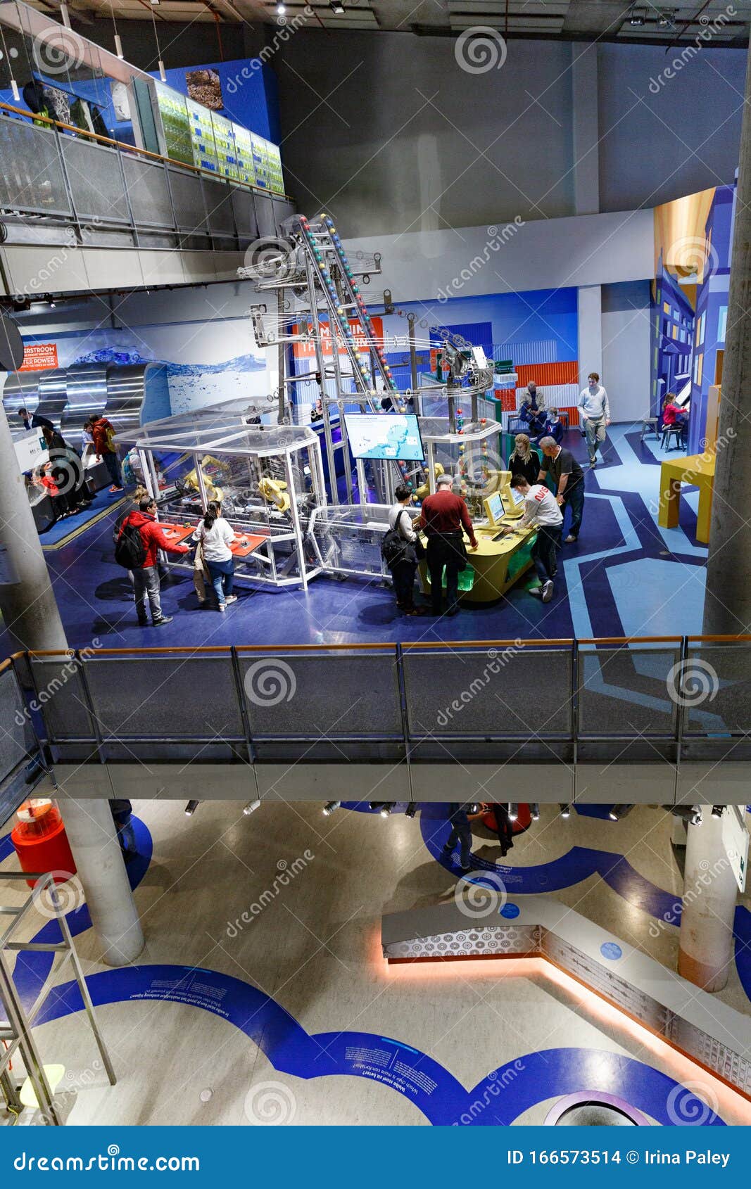 Interior of the Science Center Nemo in Amsterdam. the Museum Has ...
