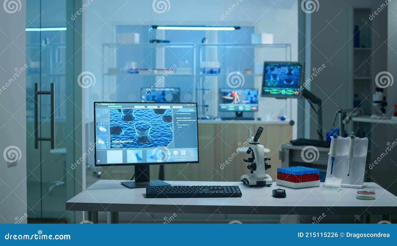 Interior of Science Laboratory with No People in it Stock Photo - Image ...