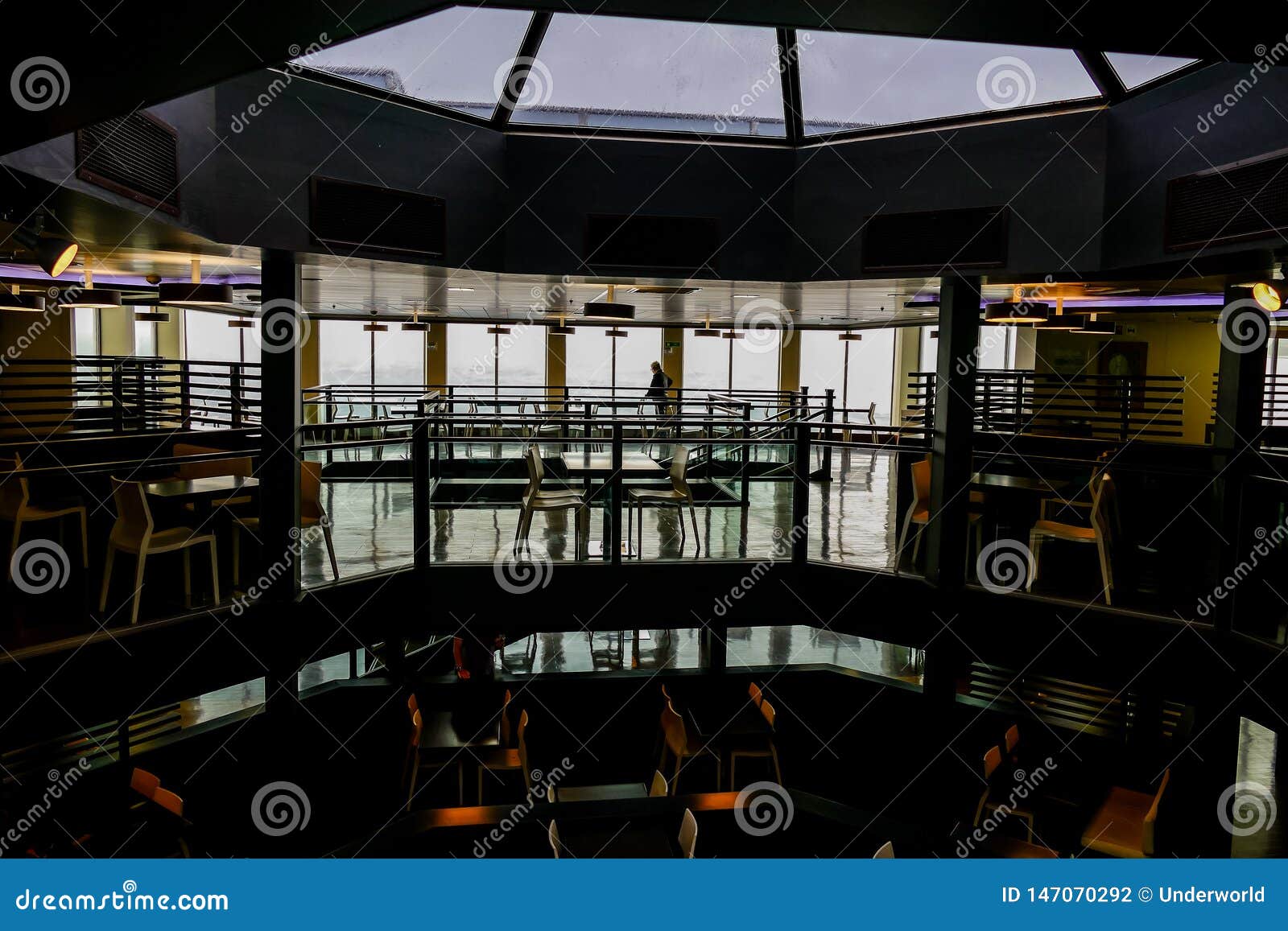 Interior Seating of a Modern Sea Ferry Boat Stock Photo - Image of boat ...
