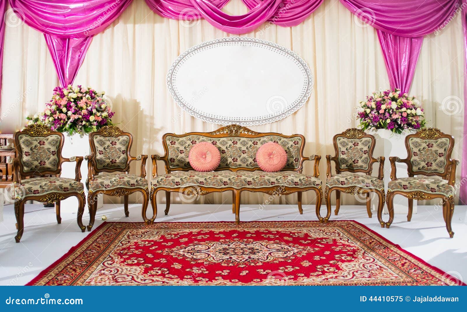 Interior Setting Style Classic Vintage Living Room Stock Image - Image ...