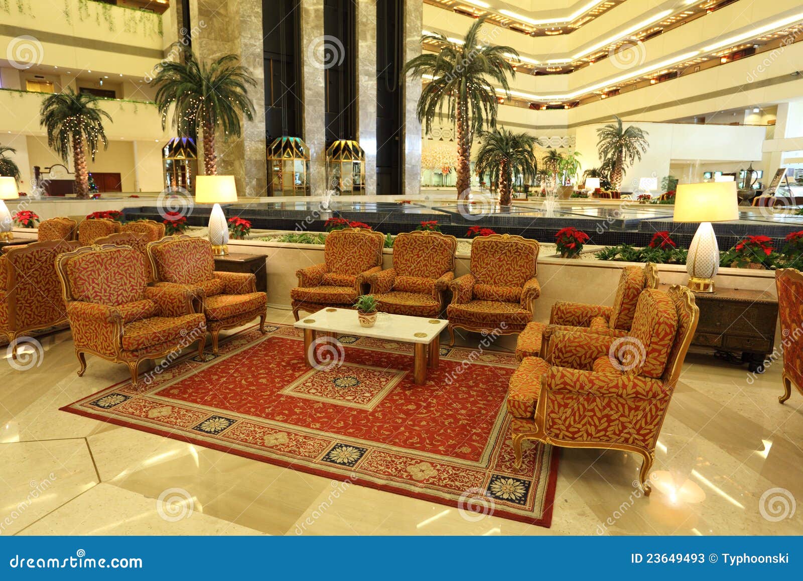 Interior of the Sheraton Hotel, Doha Editorial Stock Photo - Image of ...