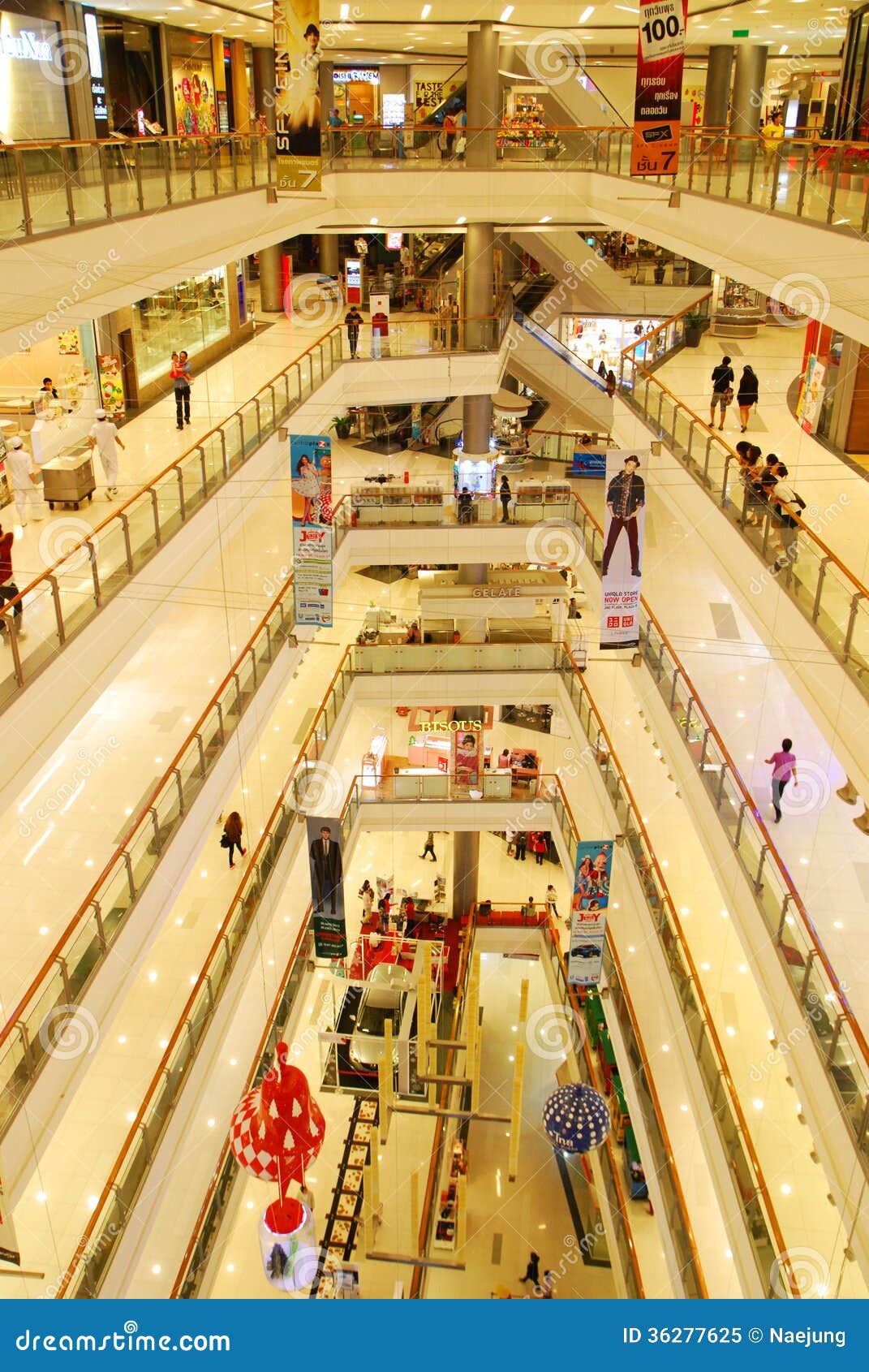 Interior of Shopping Center Editorial Image - Image of hall, group ...