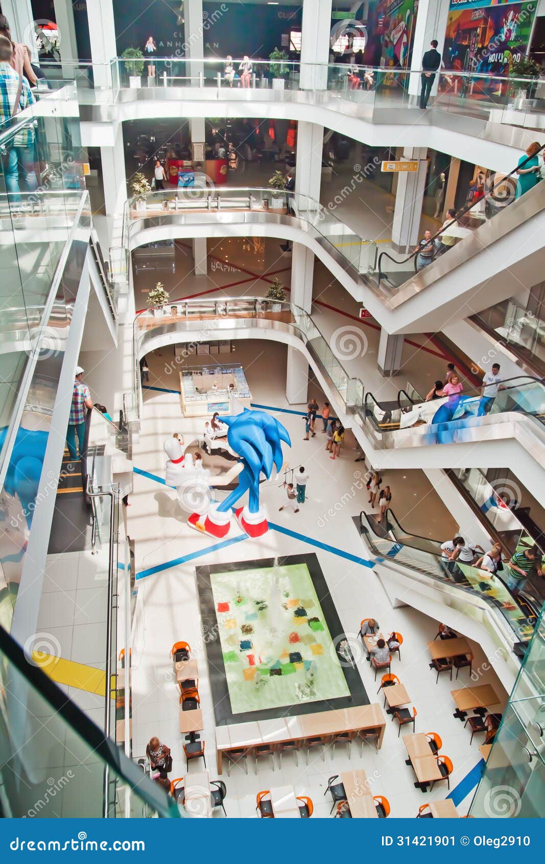Interior of the Shopping Center Editorial Photo - Image of indoors ...