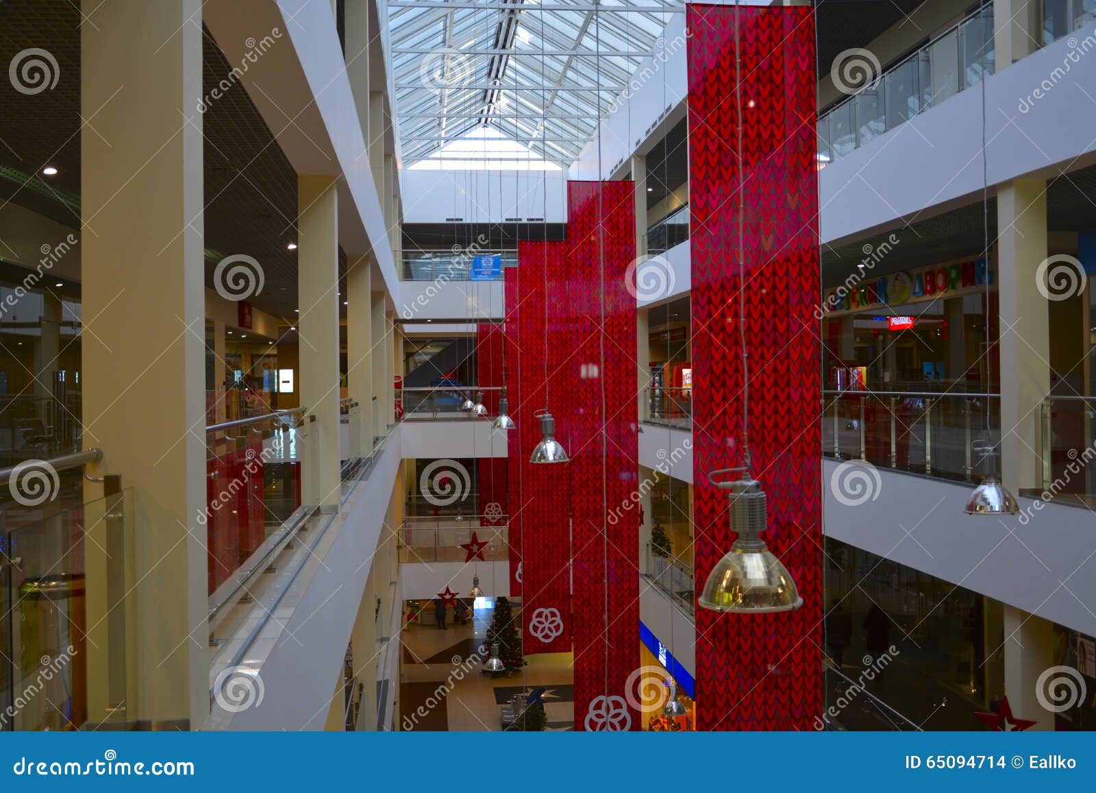 The Interior of the Shopping Center Editorial Stock Image - Image of ...