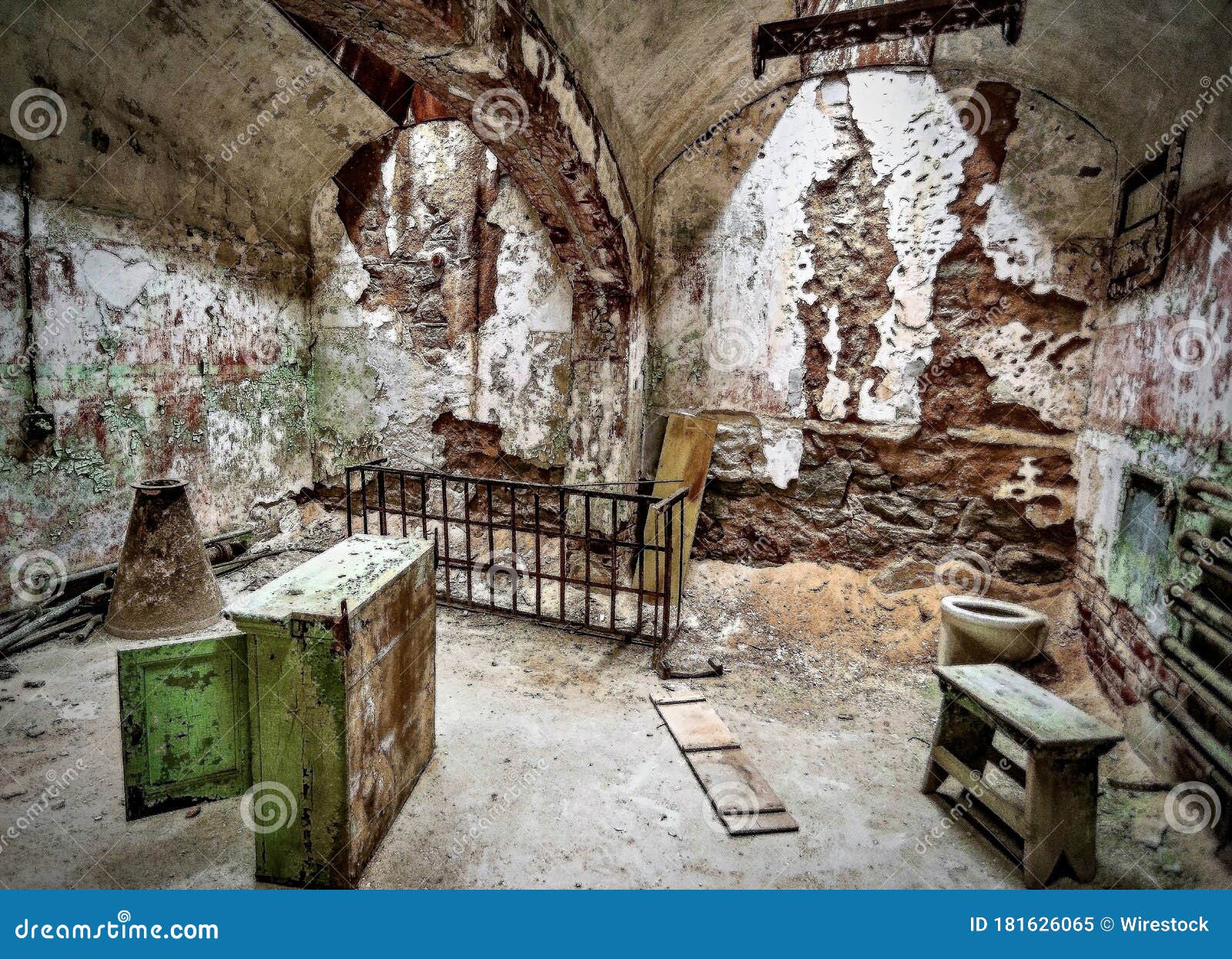 Interior Shot of a Cell at the Eastern State Penitentiary in ...