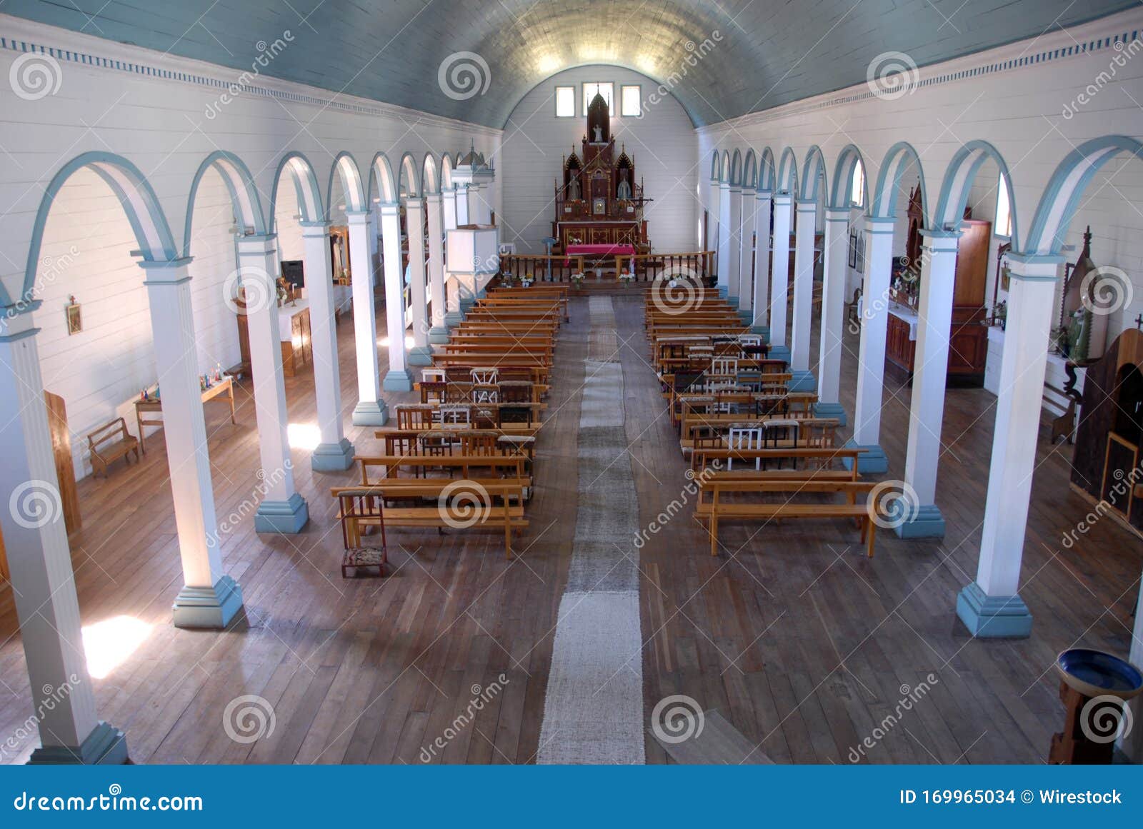 Interior Shot of an Empty Church Stock Photo - Image of indoor, ceiling ...