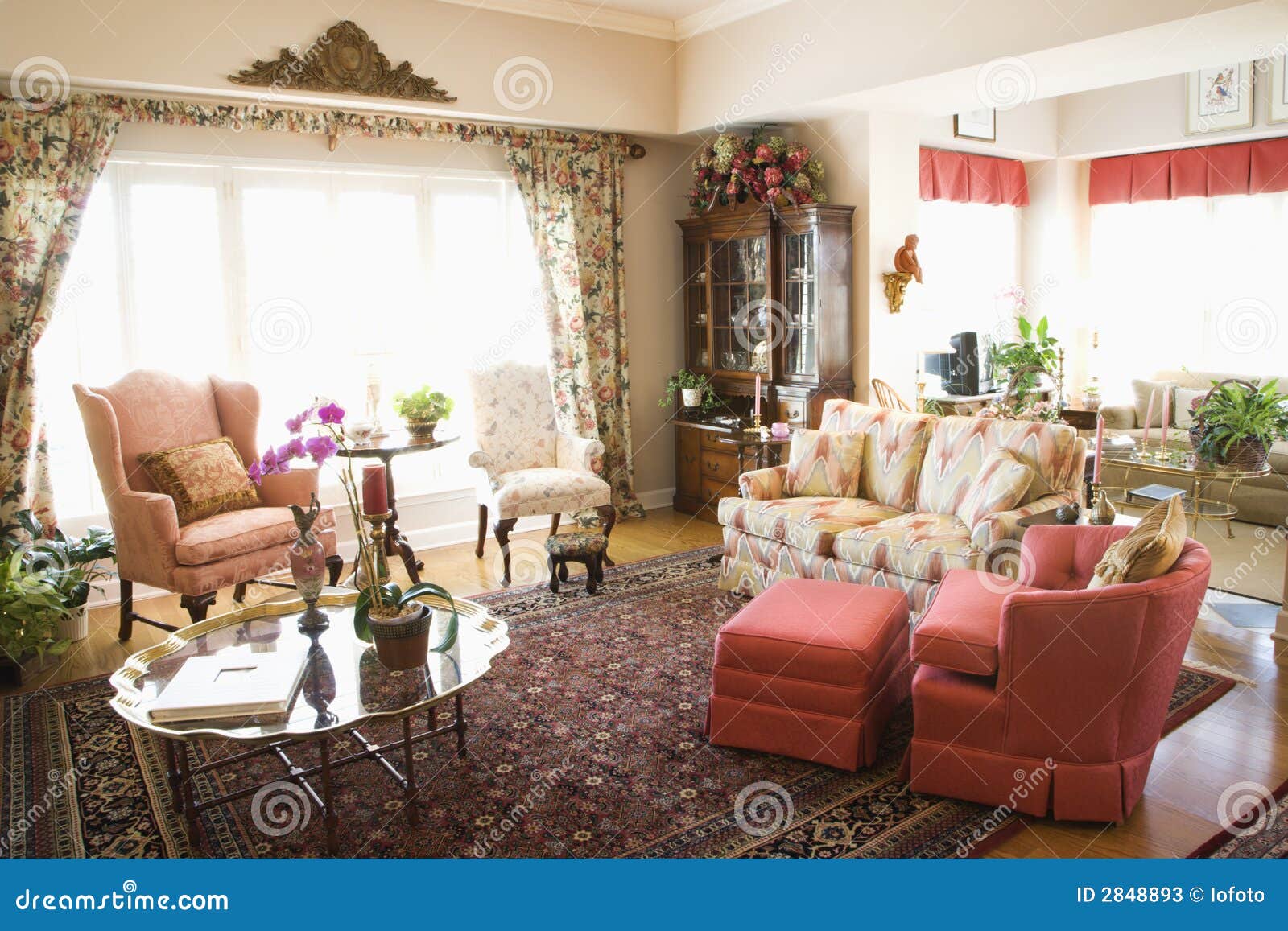 Interior Shot of Living Room. Stock Image - Image of color, life: 2848893