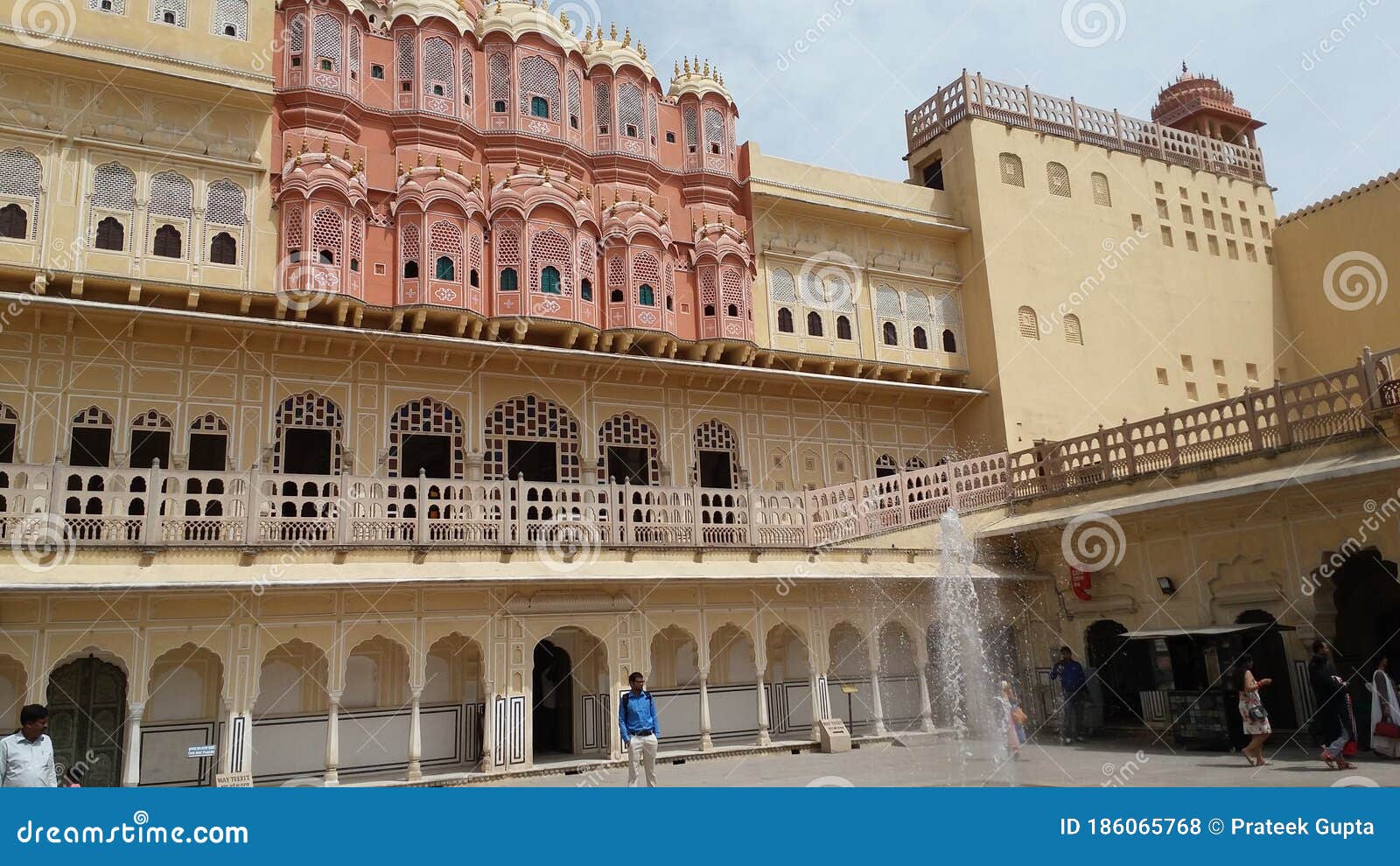 Interior Side of Hawa Mahal Editorial Stock Photo - Image of tourism ...