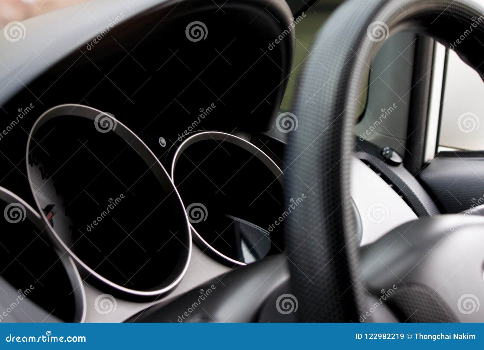 Panel control inside car. stock image. Image of inside - 122982219