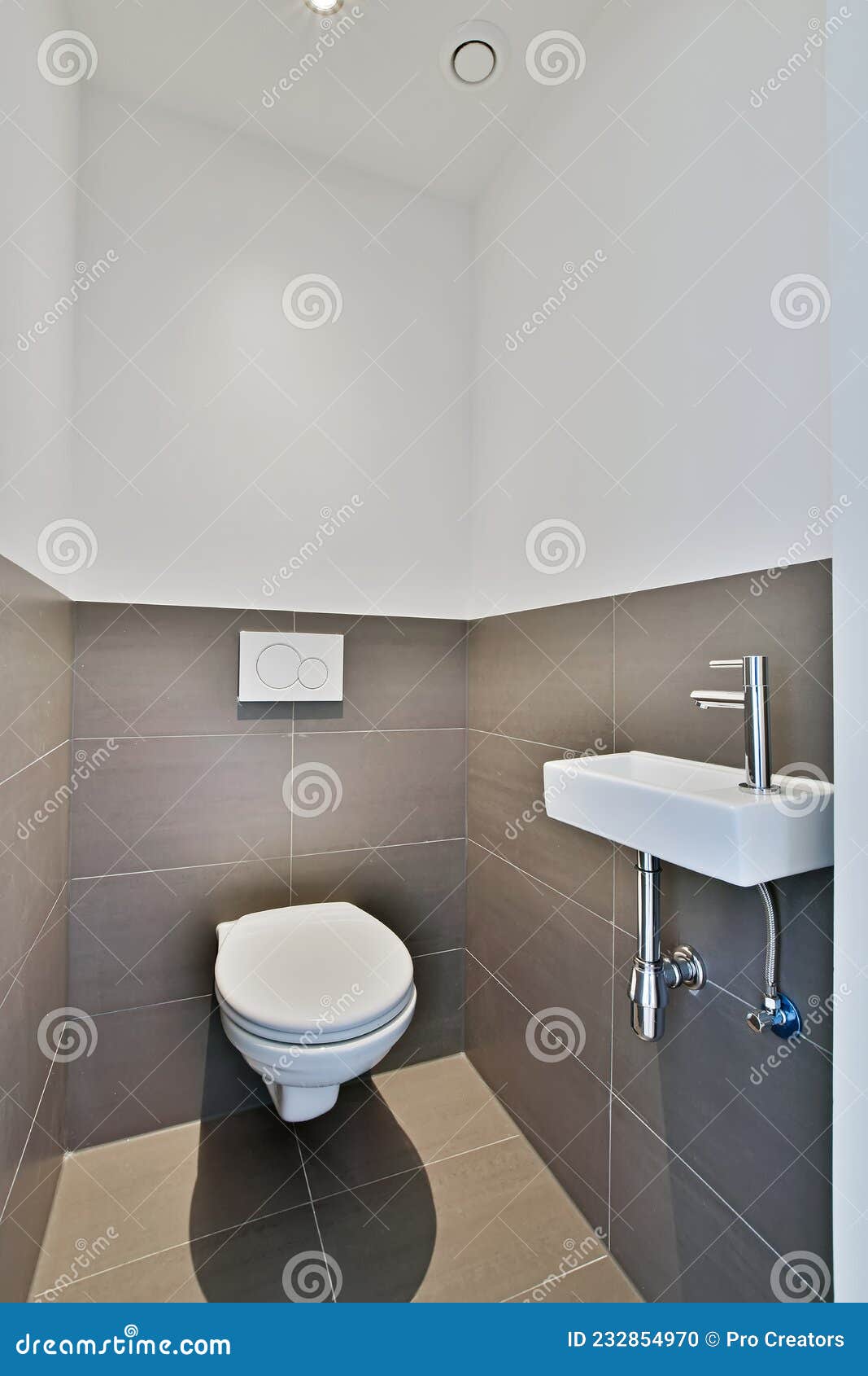 Small clean restroom stock photo. Image of inside, house - 232854970