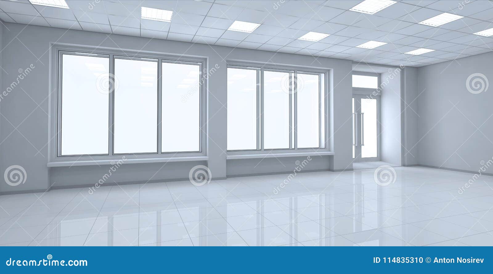Empty Shop Window Display Stock Image | CartoonDealer.com #86144875