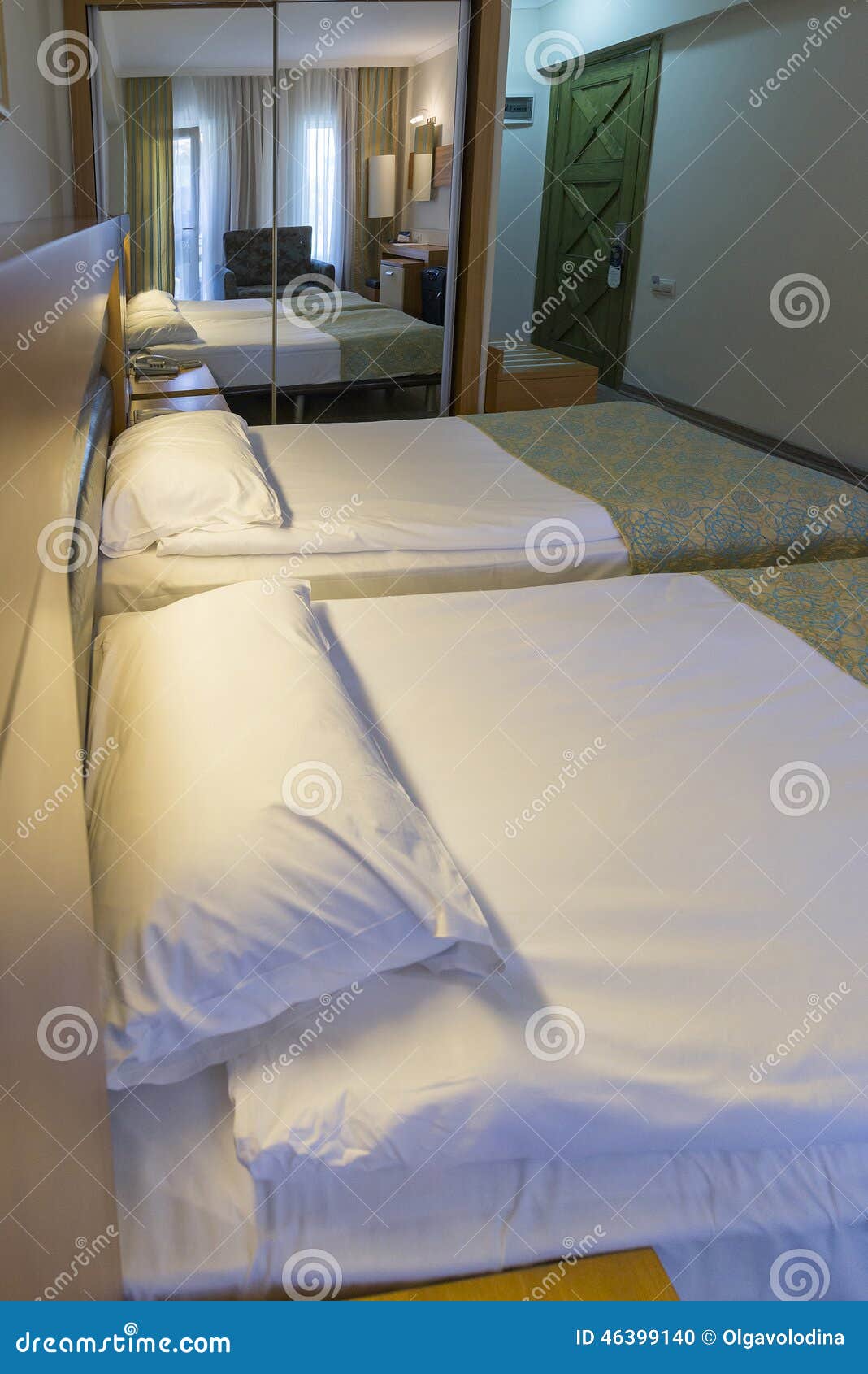 The Interior of Small Hotel Room. Stock Photo - Image of design, motel ...
