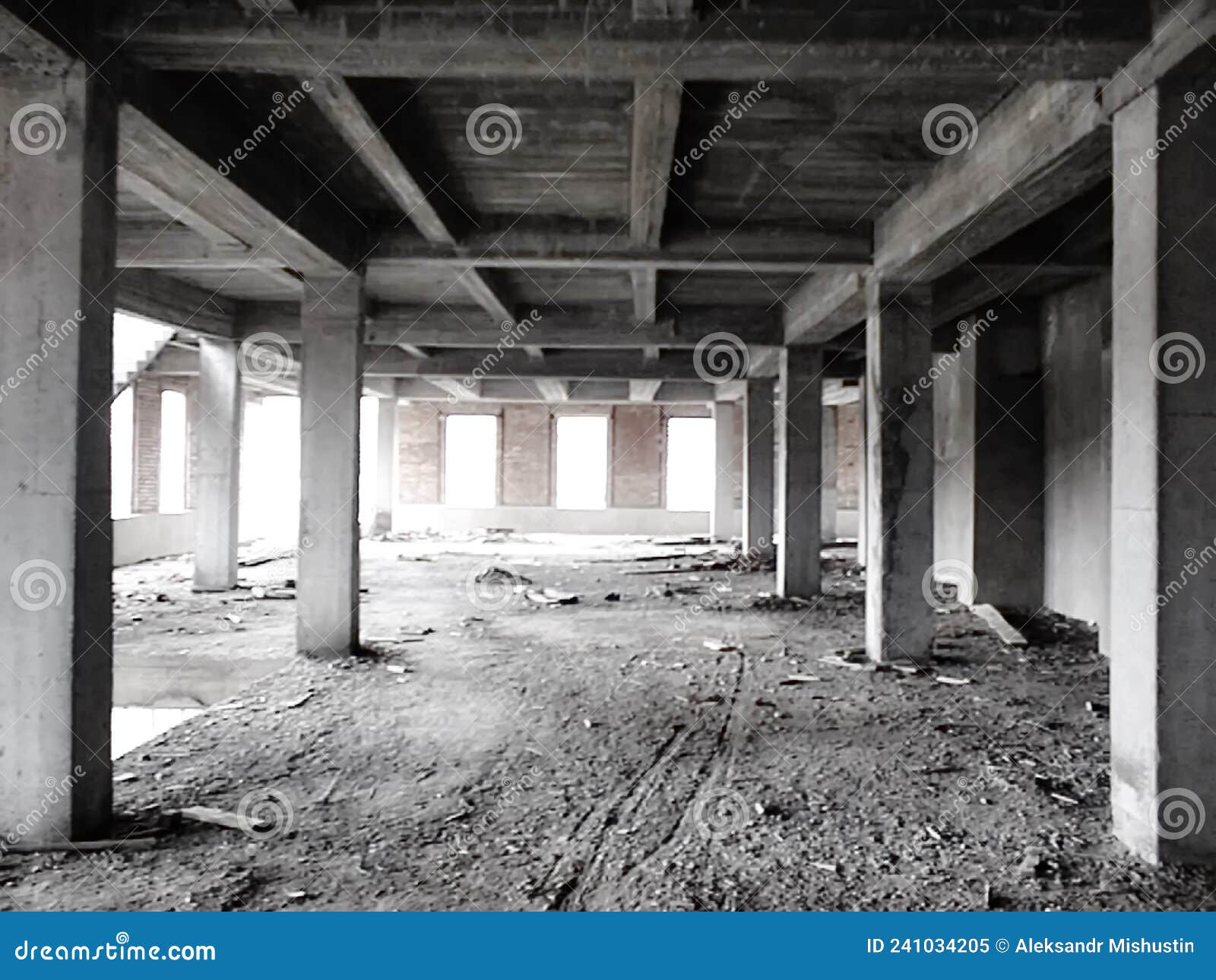 Interior Soviet Factory stock image. Image of dirty - 241034205