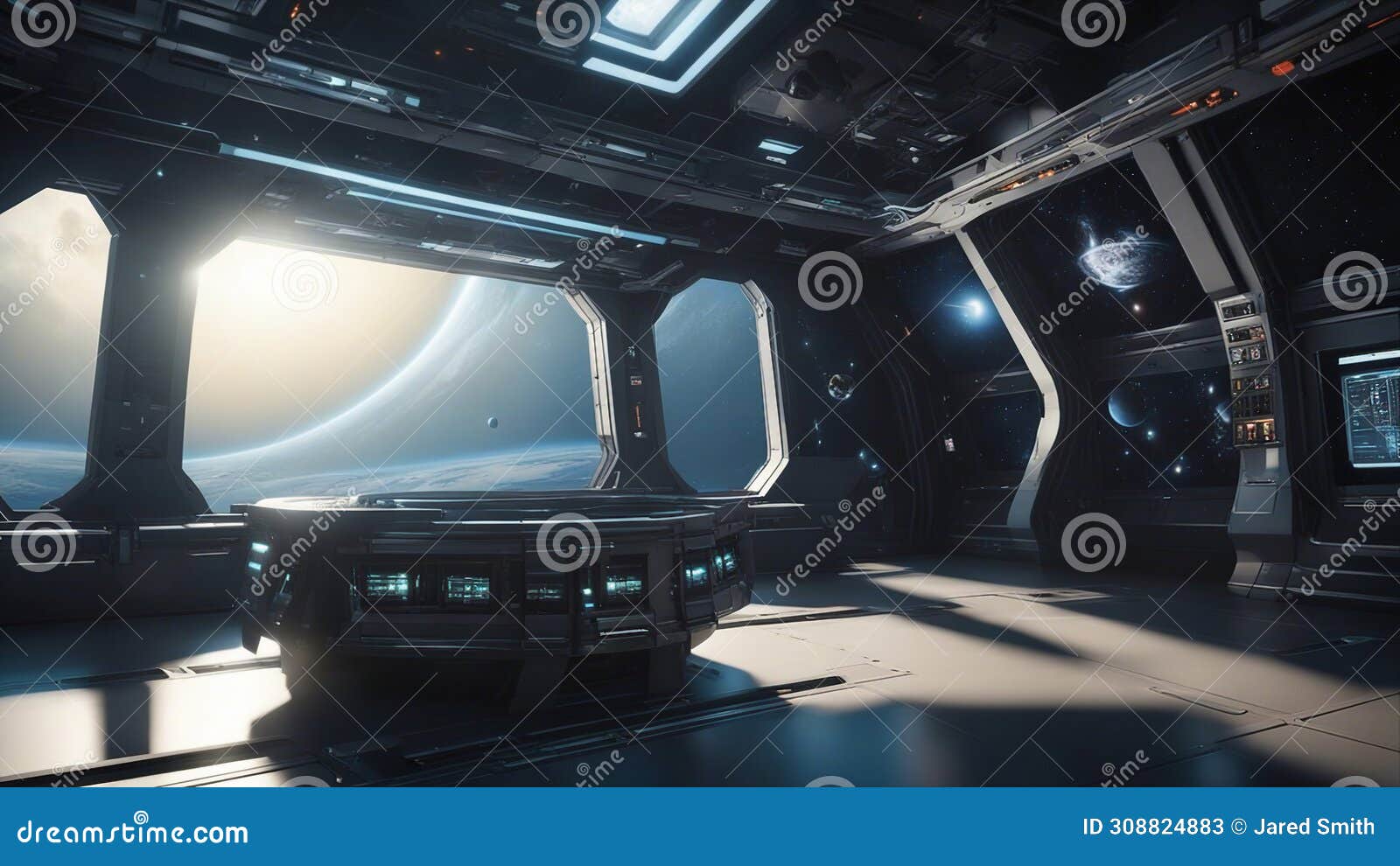 Interior of a Space Station _ Inside of an Alien Space Station ...