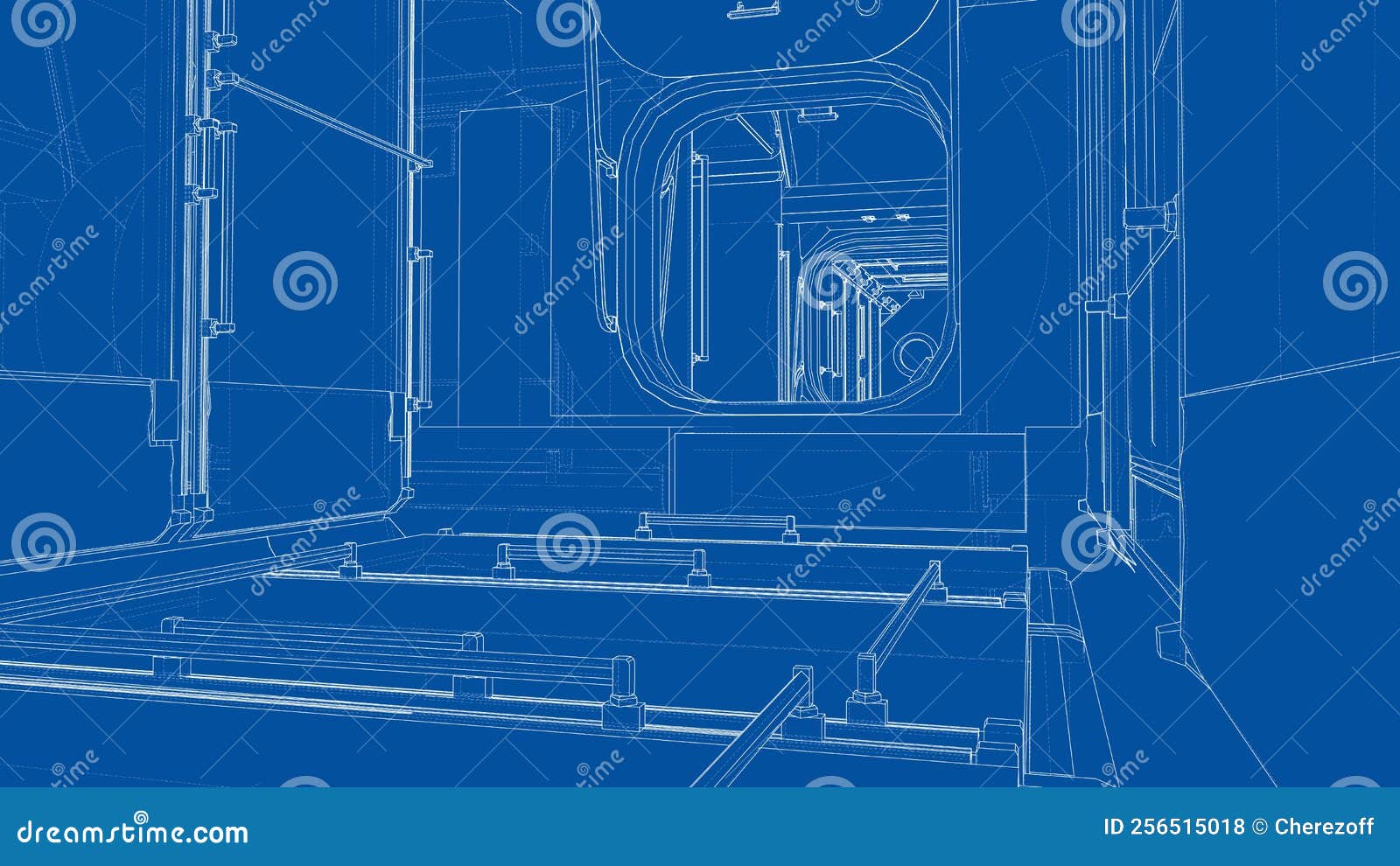 Interior of the Space Station. Vector Stock Vector - Illustration of ...