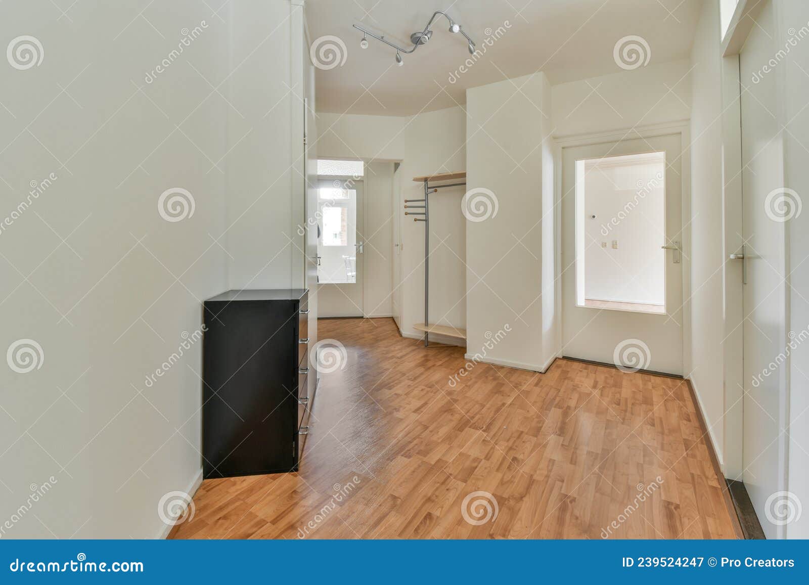 Spacious room design stock image. Image of interior - 239524247