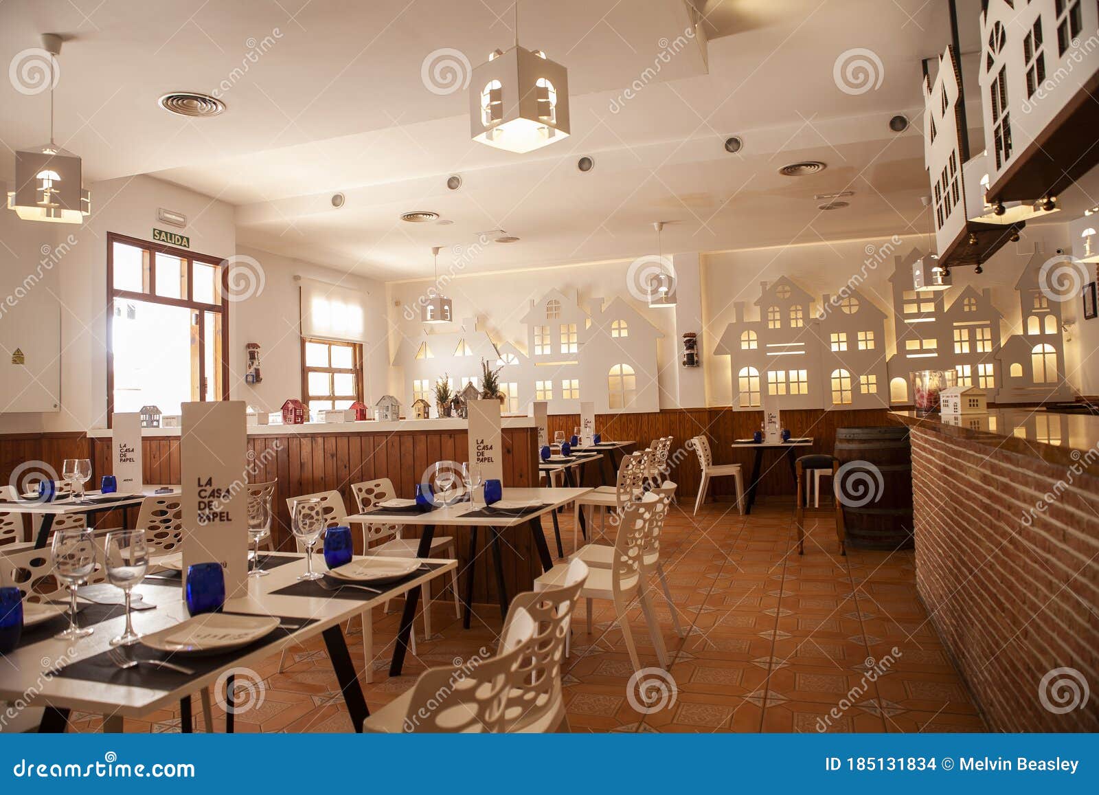 Interior of a Spanish Restaurant. Editorial Stock Image - Image of ...