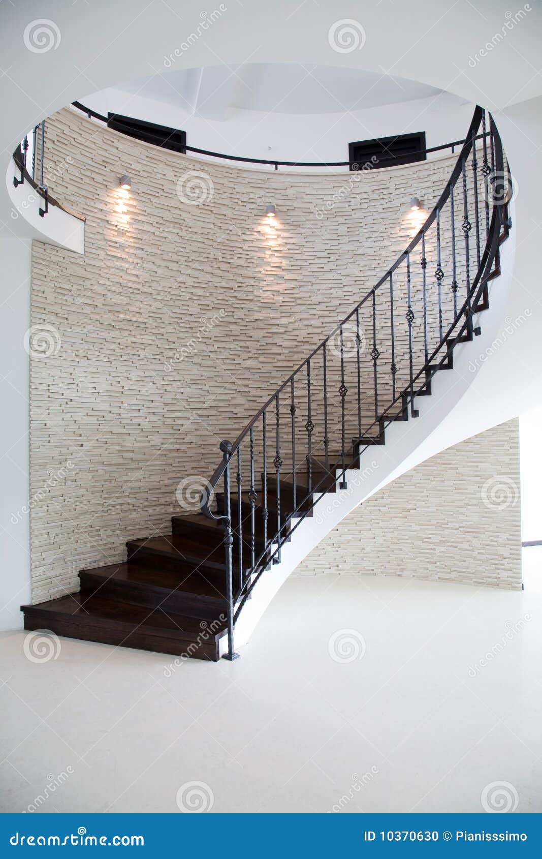 Interior spiral stairs stock photo. Image of floors, light - 10370630