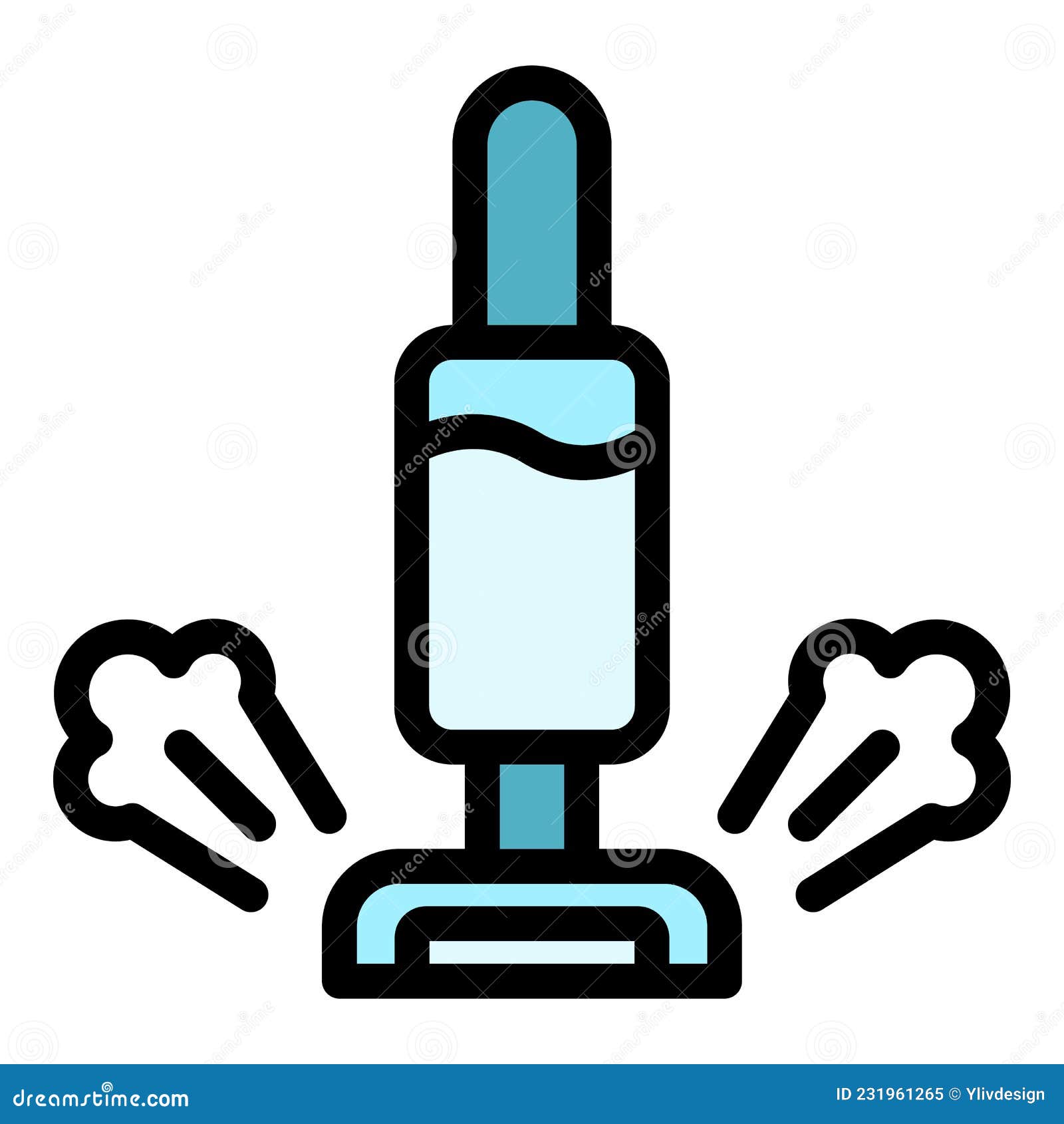 Interior Steam Cleaner Icon Color Outline Vector Stock Vector ...