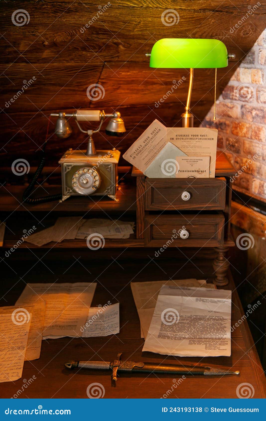 Interior of a Steampunk Work Room Editorial Stock Photo - Image of ...