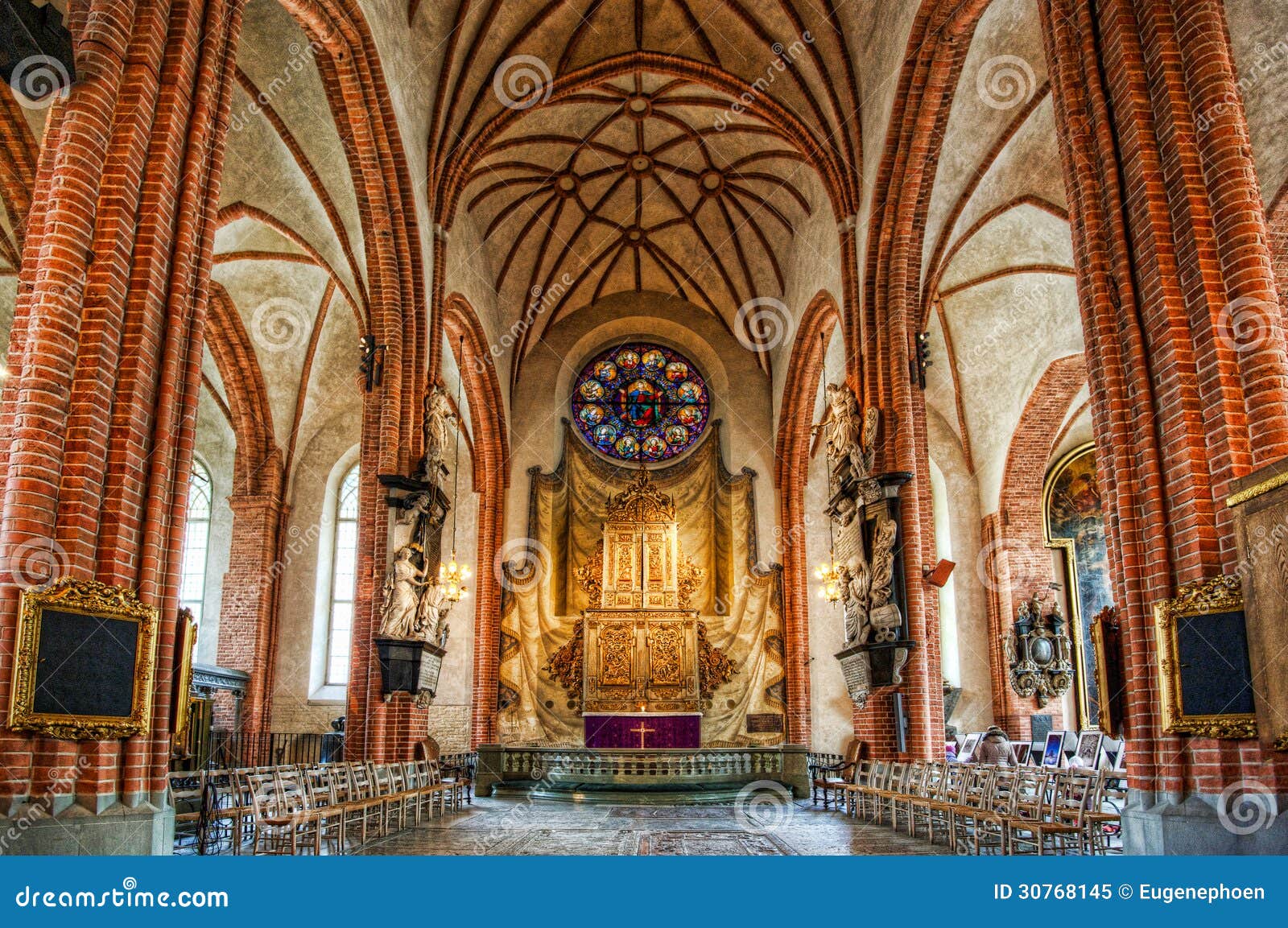 Interior of Stockholm Cathedral Editorial Image - Image of religious ...