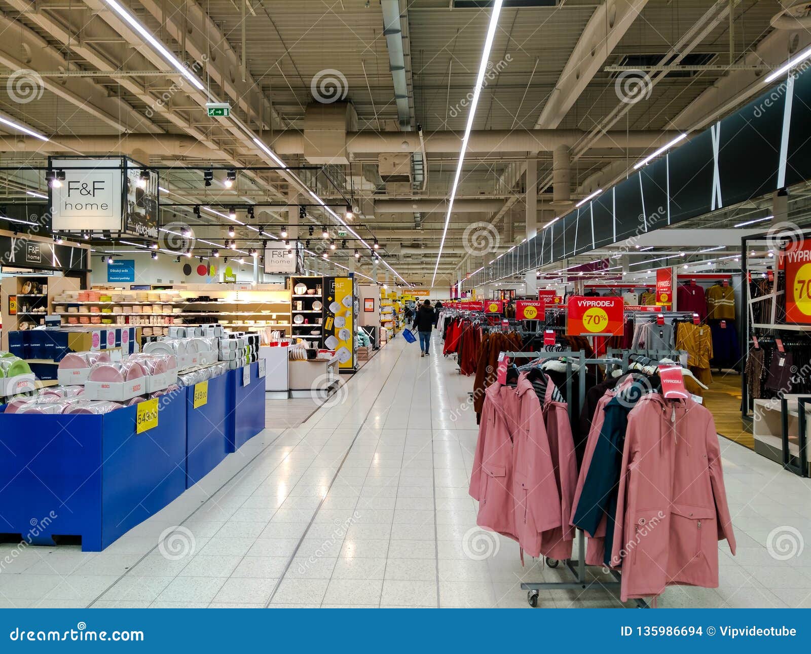 The Interior of the Store in the Czech Republic Editorial Stock Image ...