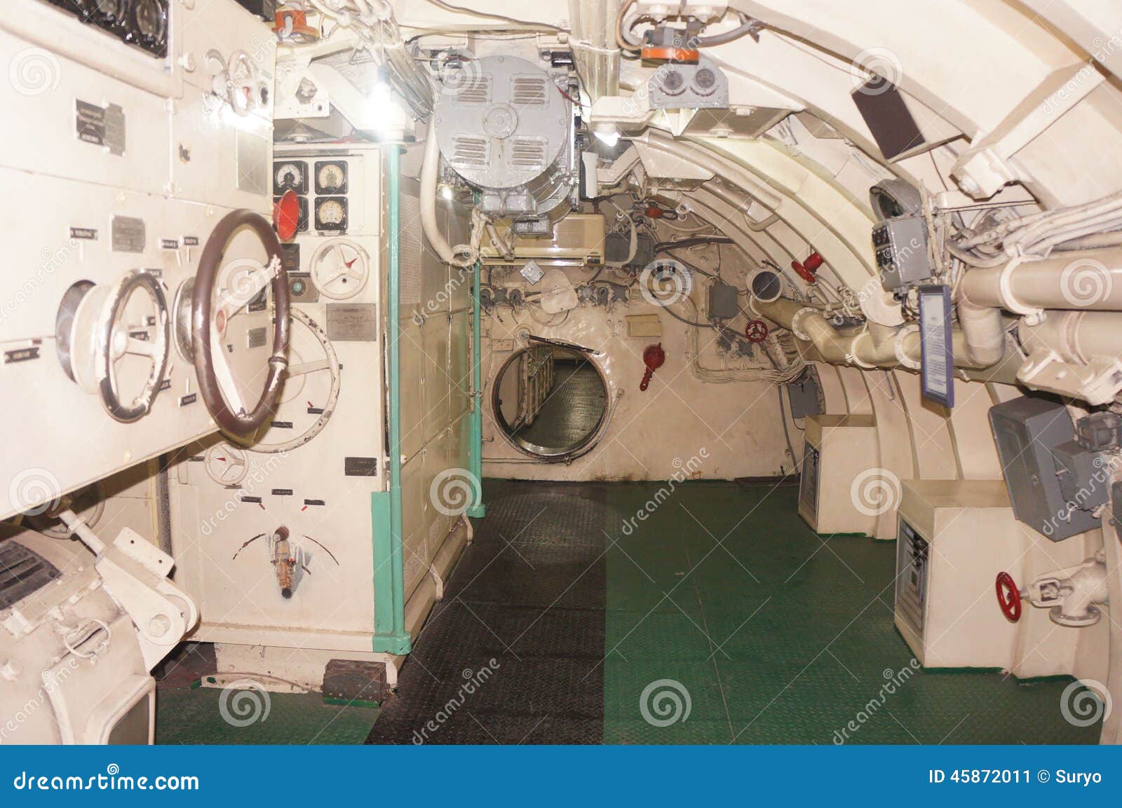 Interior of submarine editorial photo. Image of interior - 45872011