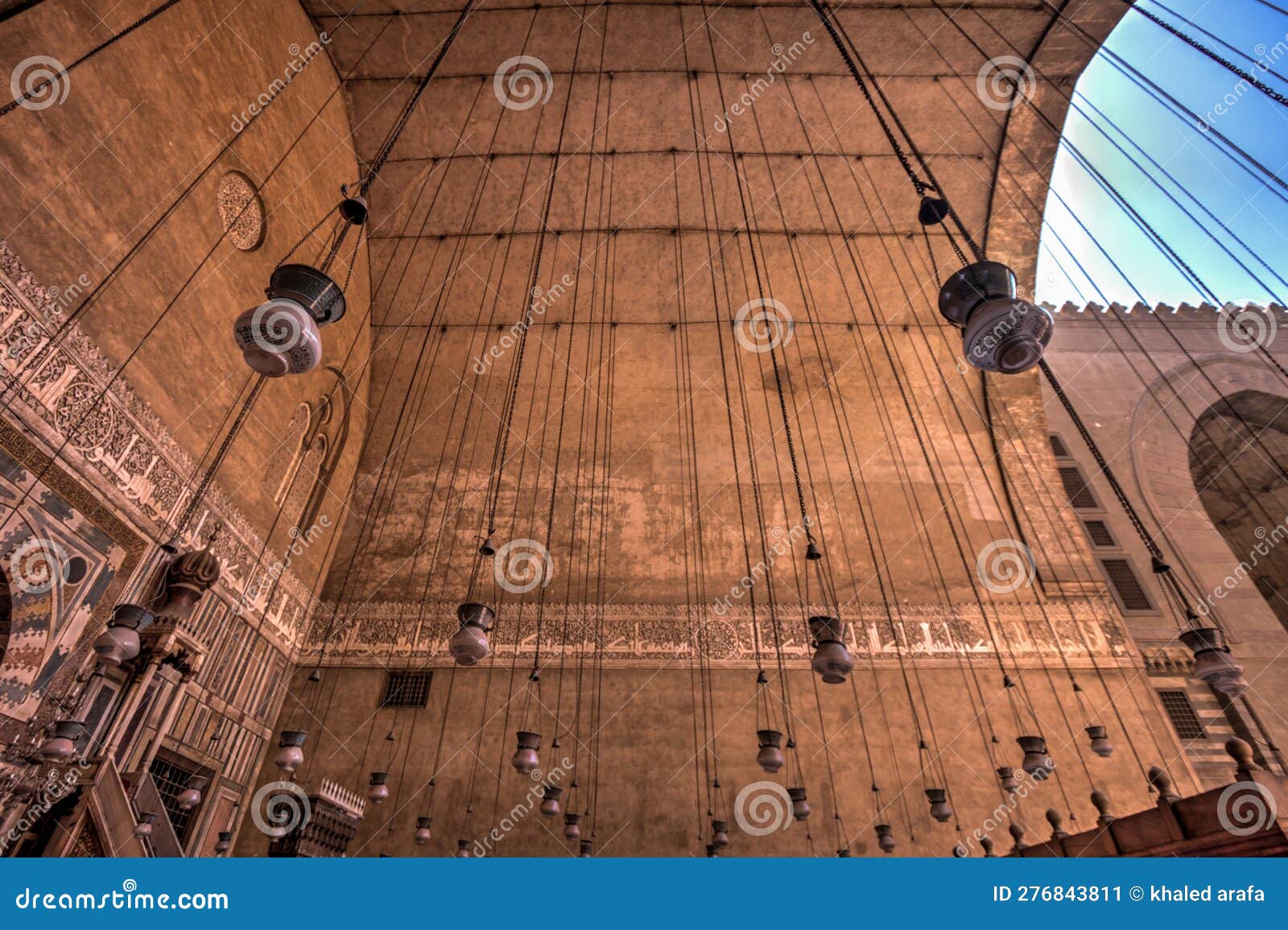 Interior Of Sultan Ismail Airport Mosque - Senai Airport Royalty-Free ...