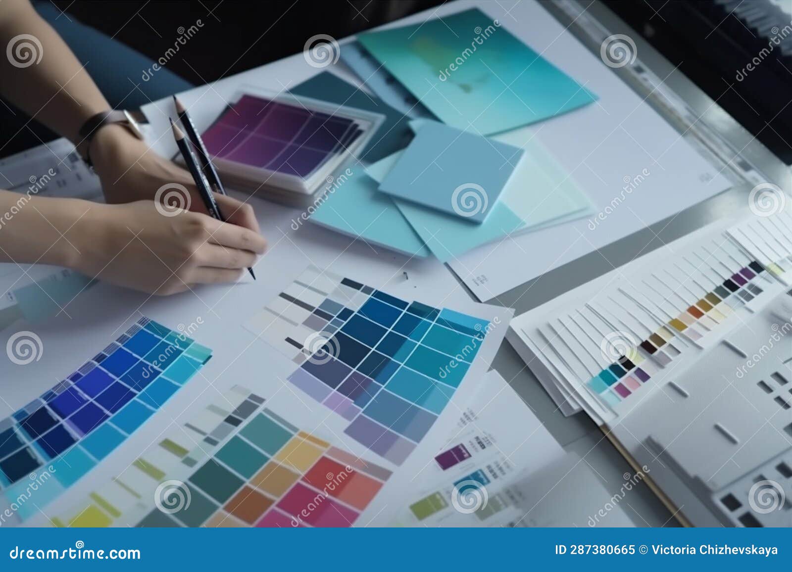 Palette Design Designer Selection Work Swatch Sample Project Interior ...