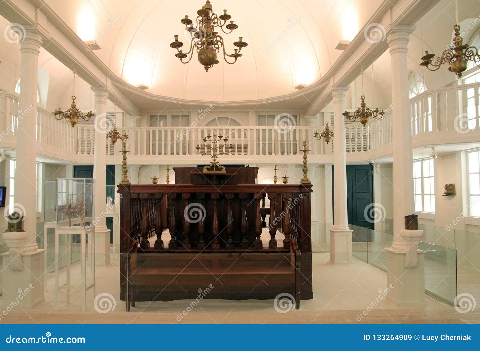 Interior of Synagogue stock image. Image of window, interior - 133264909