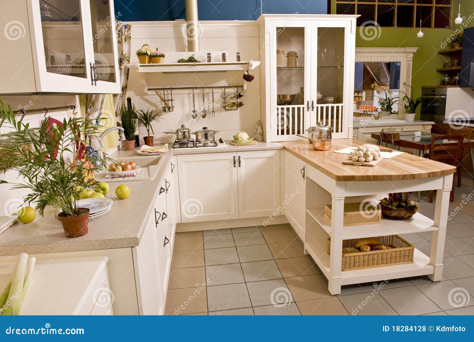 Interior of a Table Room in in Classical Style Stock Photo - Image of ...
