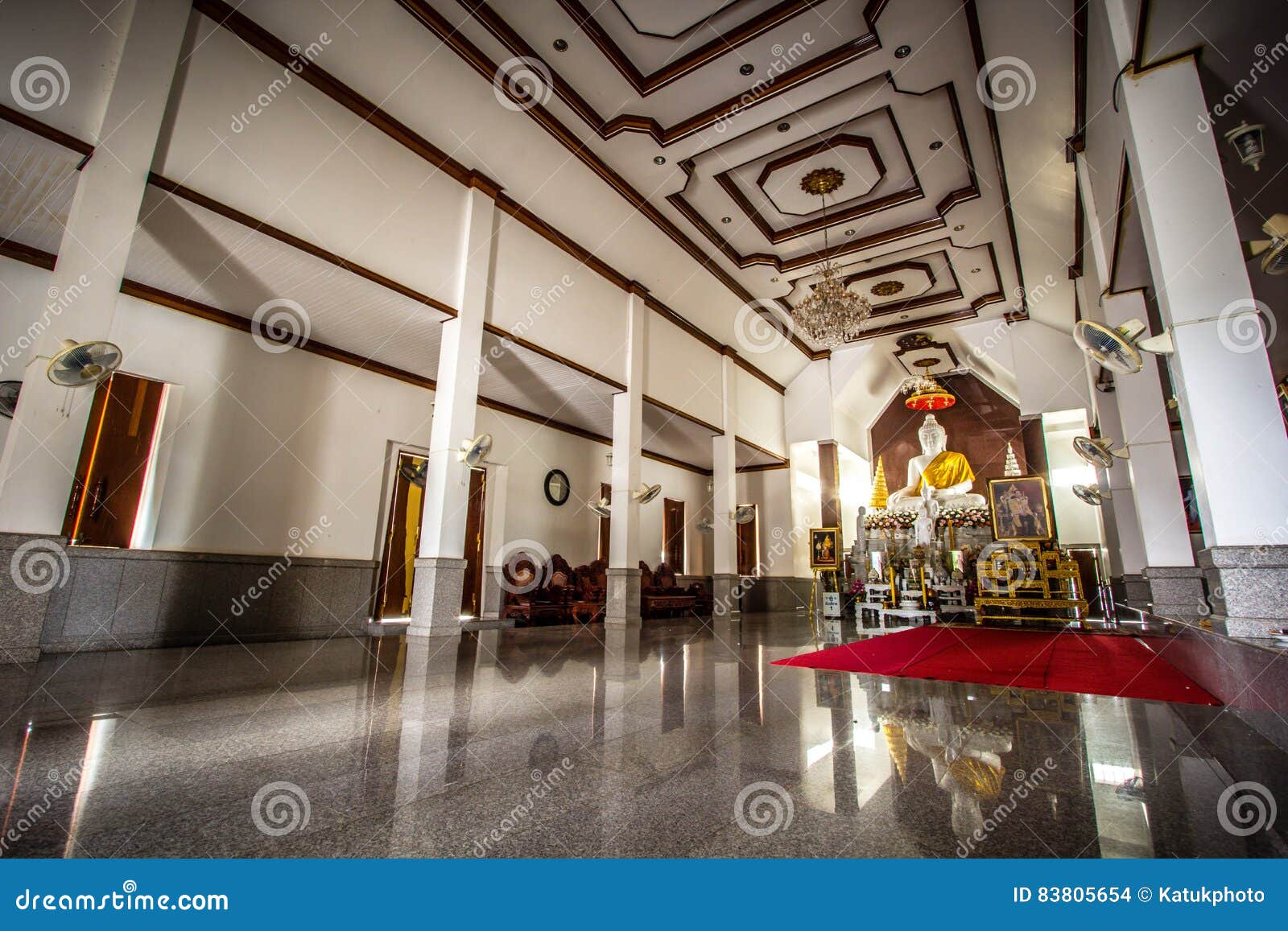 Interior Of A Thai Temple Editorial Image | CartoonDealer.com #83806052
