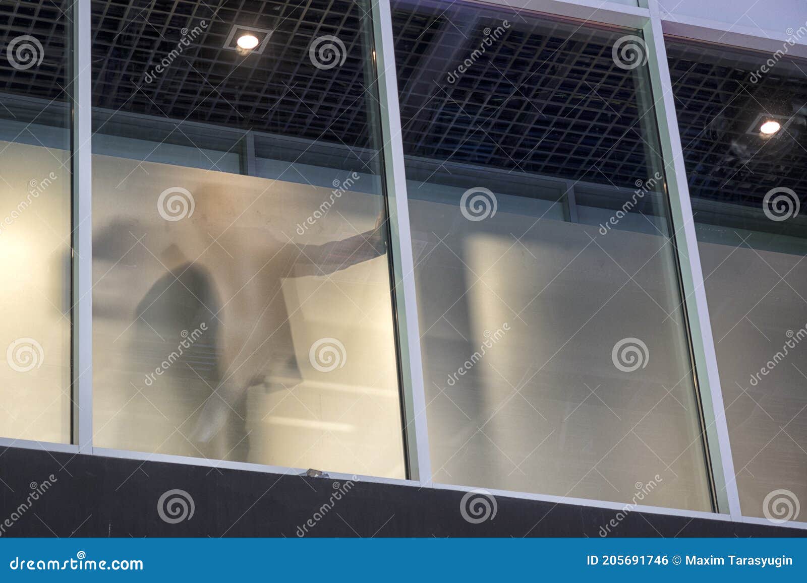 The Interior of the Theater Backstage, Utility Rooms, Corridor Stock ...