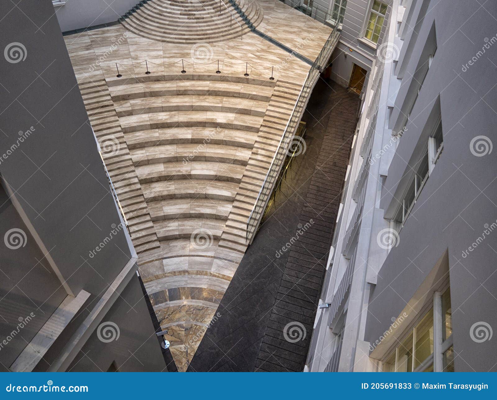 The Interior of the Theater Backstage, Utility Rooms, Corridor Stock ...
