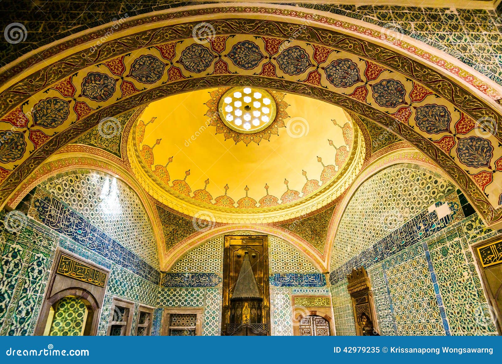 The Interior of Topkapi Palace Stock Image - Image of islam, religion ...
