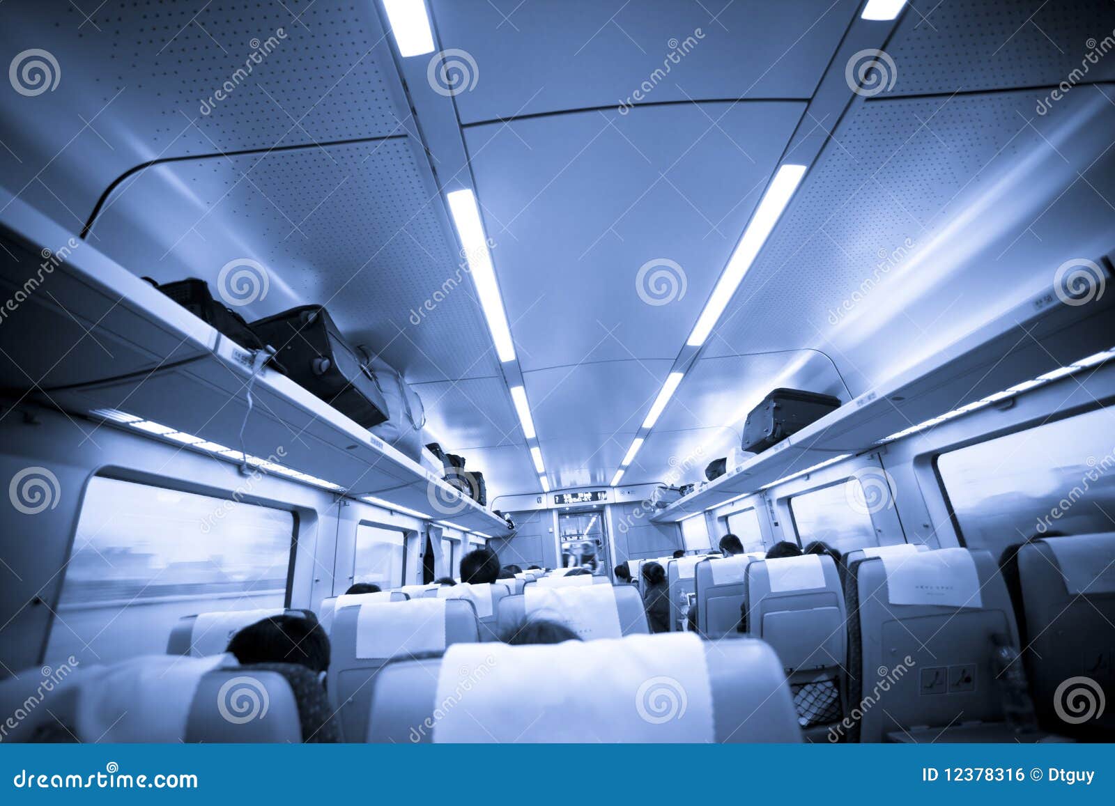 Interior of train stock photo. Image of industry, carriage - 12378316
